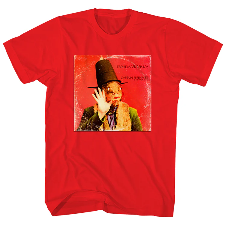 Captain Beefheart T-Shirt | Trout Mask Replica Album Art Captain ...