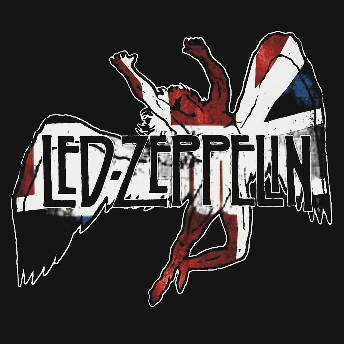 Led Zeppelin T-Shirt | Icarus Flag Logo Led Zeppelin Shirt