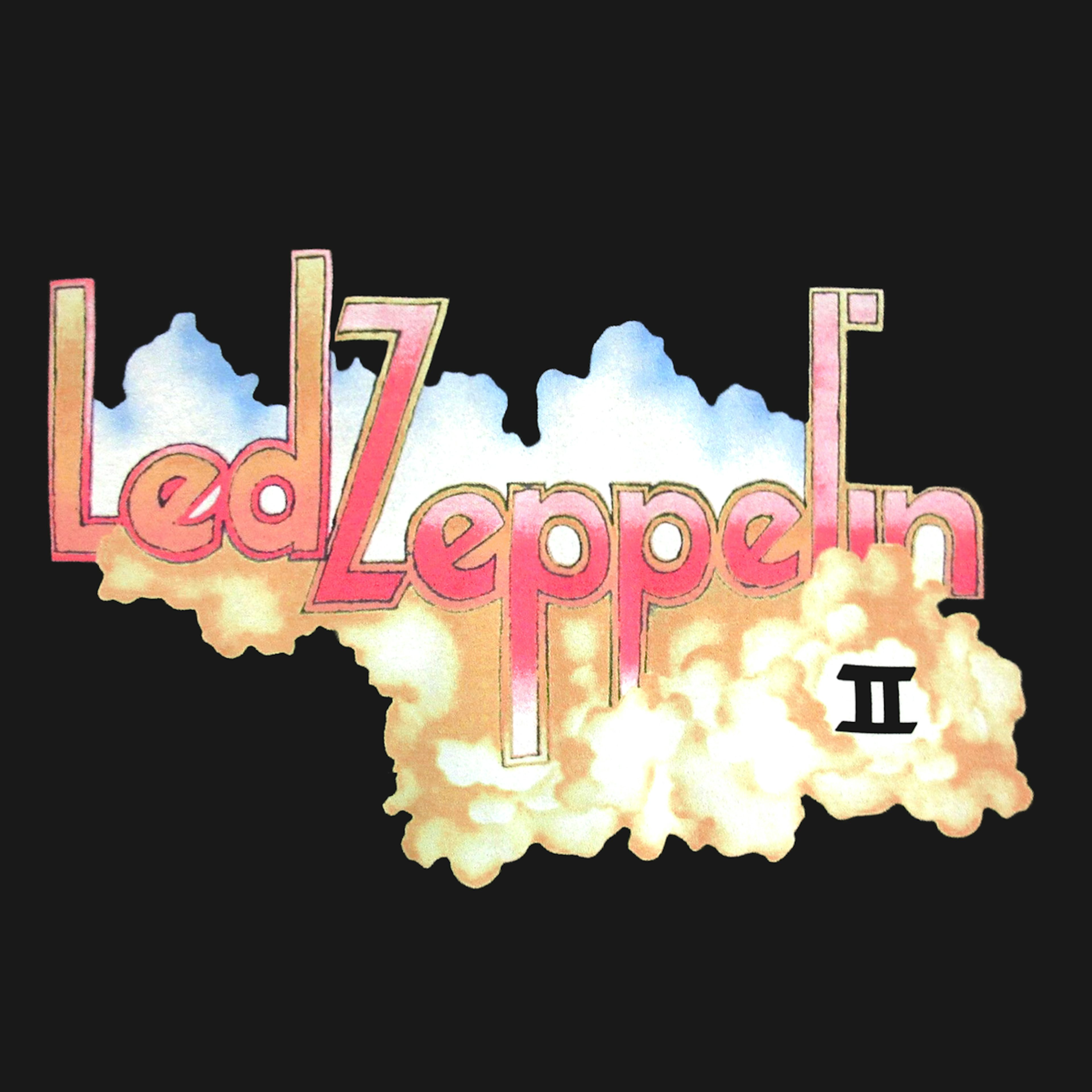 Led Zeppelin T-Shirt | II Logo And Cloud Led Zeppelin Shirt