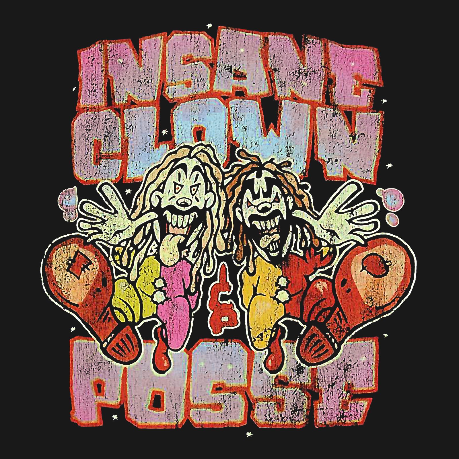 Insane Clown Posse T-Shirt | Juggalo Funhouse Supershow Insane Clown ...