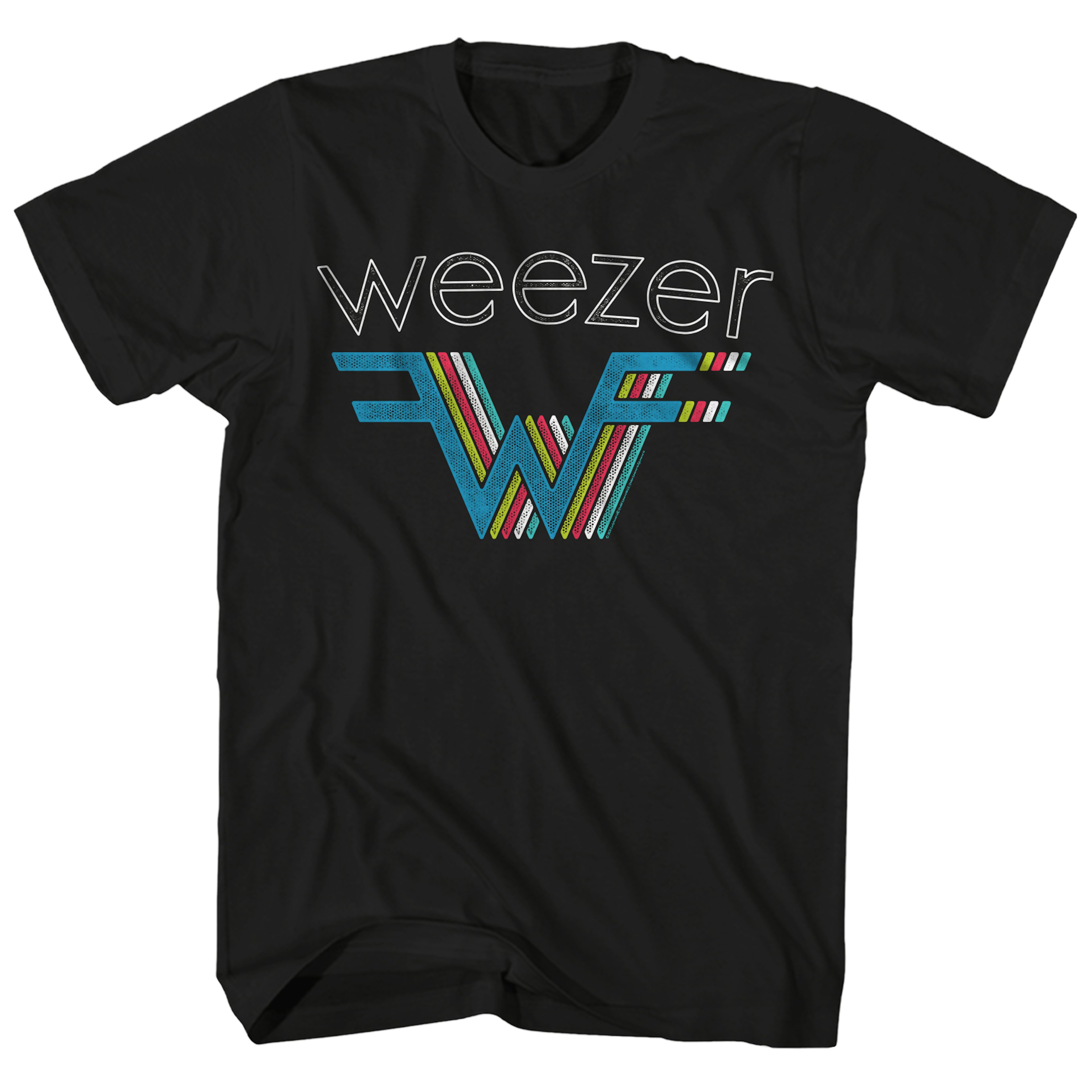 Weezer T-Shirt | W Multi-Color Weezer Shirt