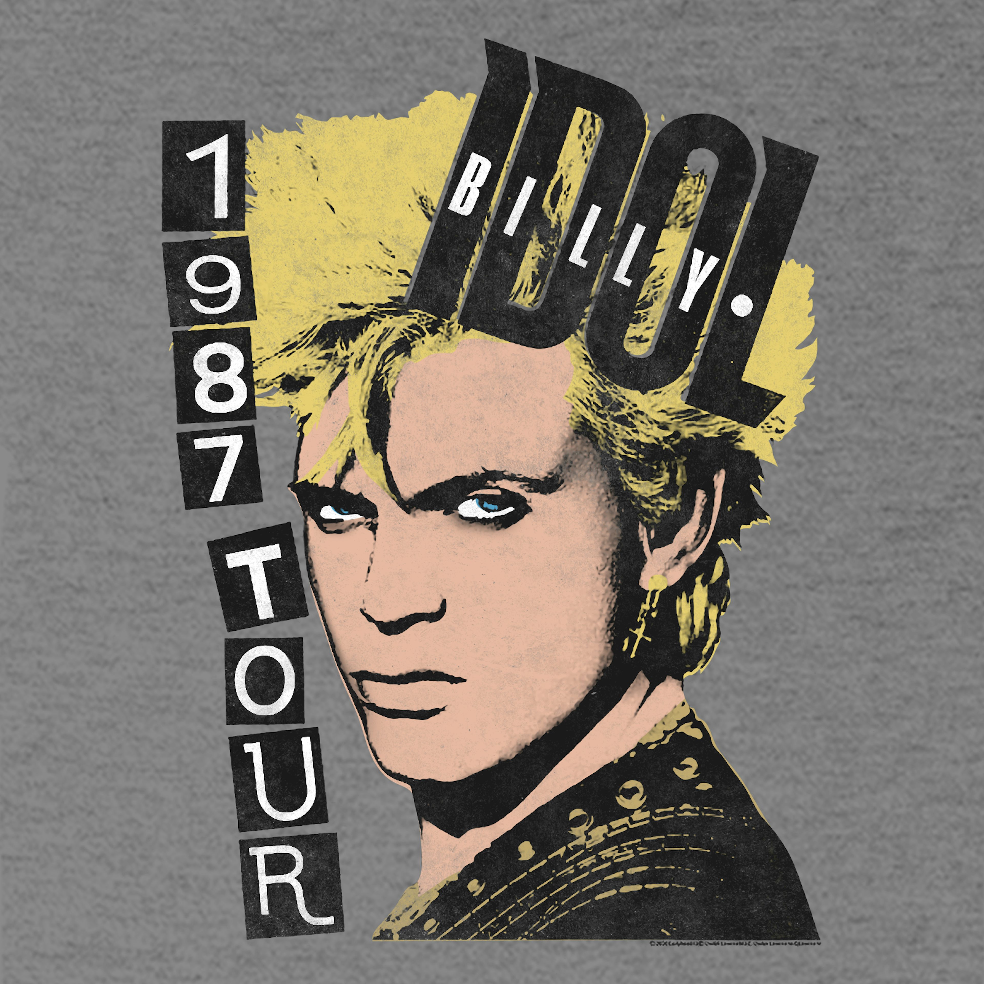 Billy Idol T-Shirt | 1987 Tour Billy Idol Shirt