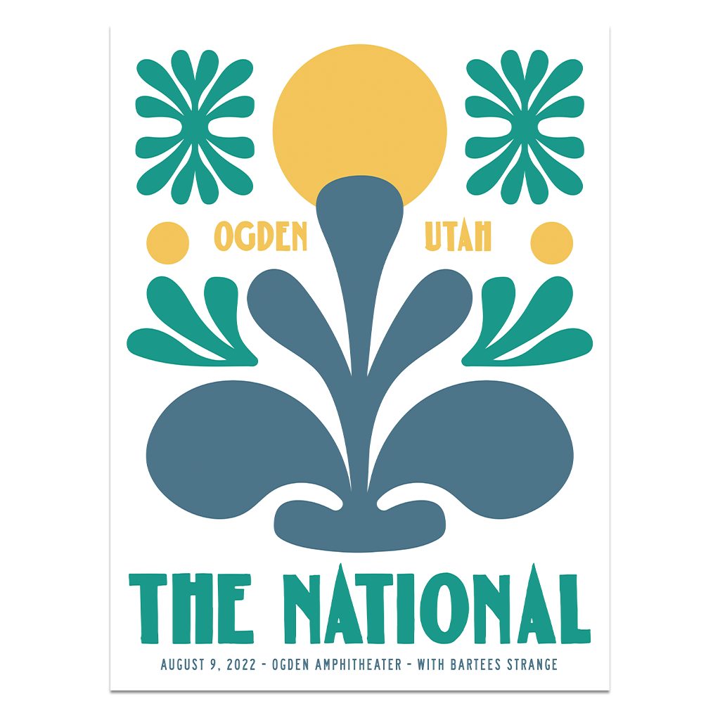 The National Ogden, UT Ogden Amphitheater Poster - August 9, 2022