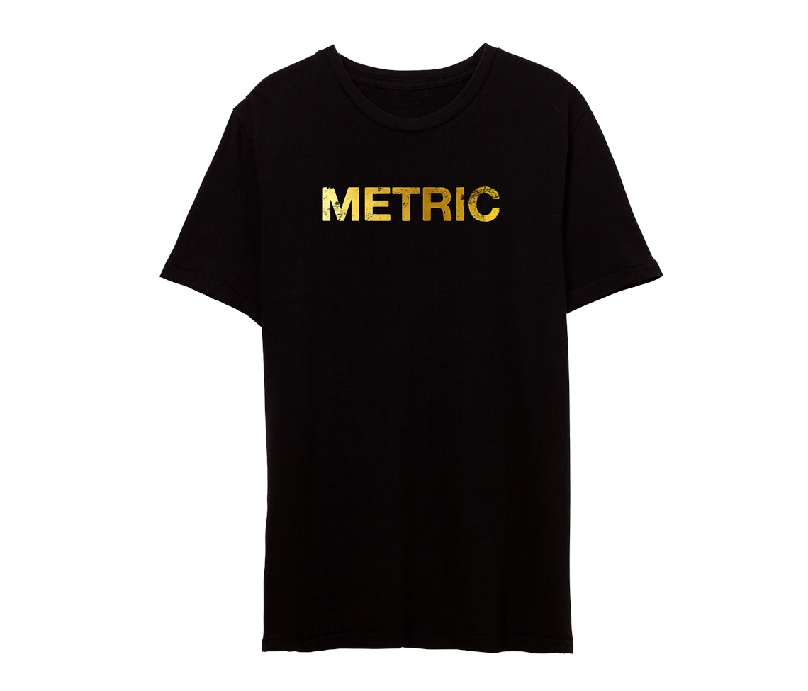 Metric Logo Gold Foil PrintExclusive Tee