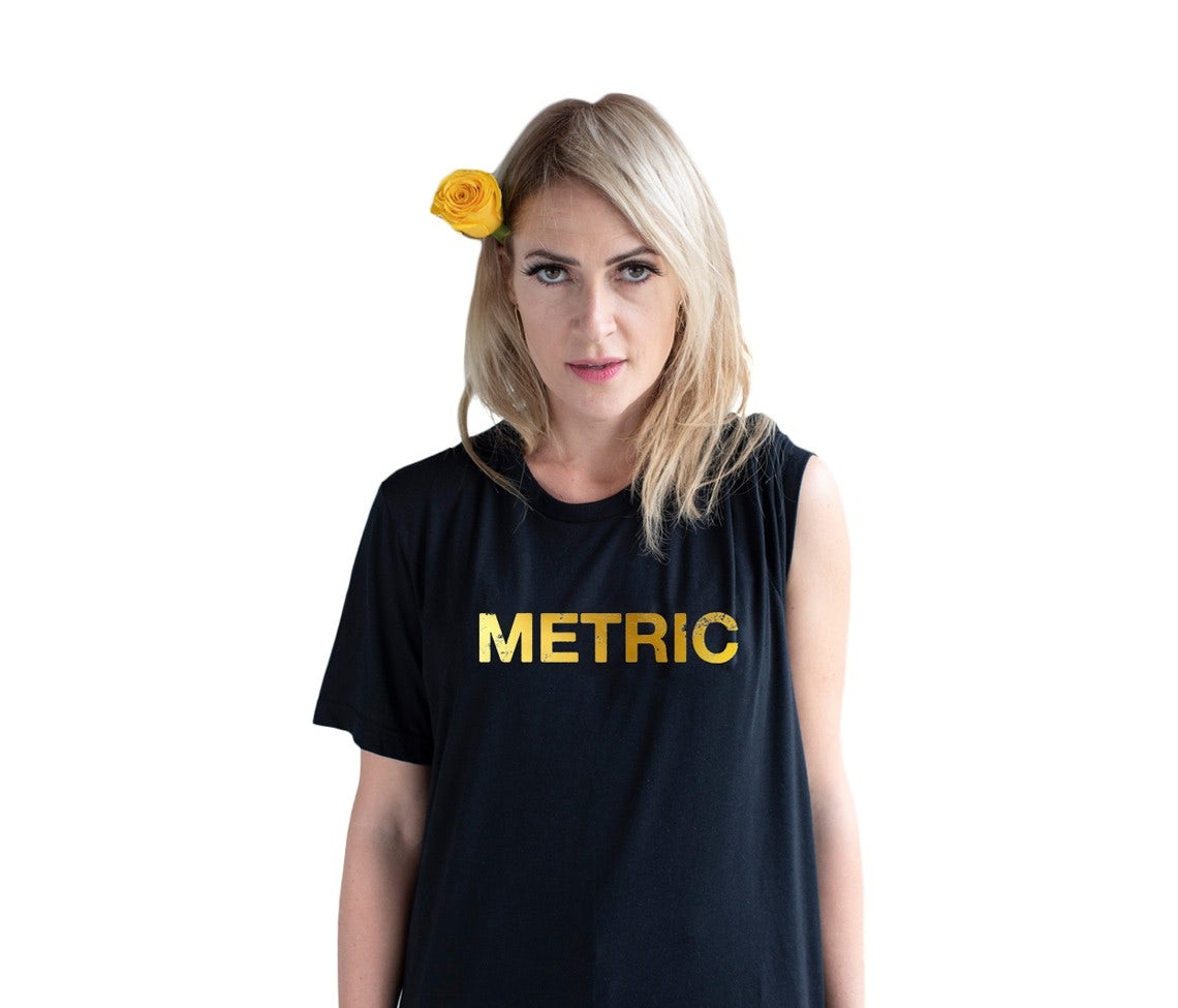 Metric Logo Gold Foil PrintExclusive Tee
