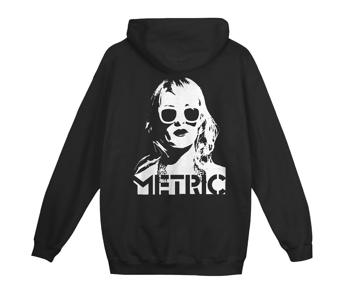 Metric Emily Face Zip Hoodie Limited Edition