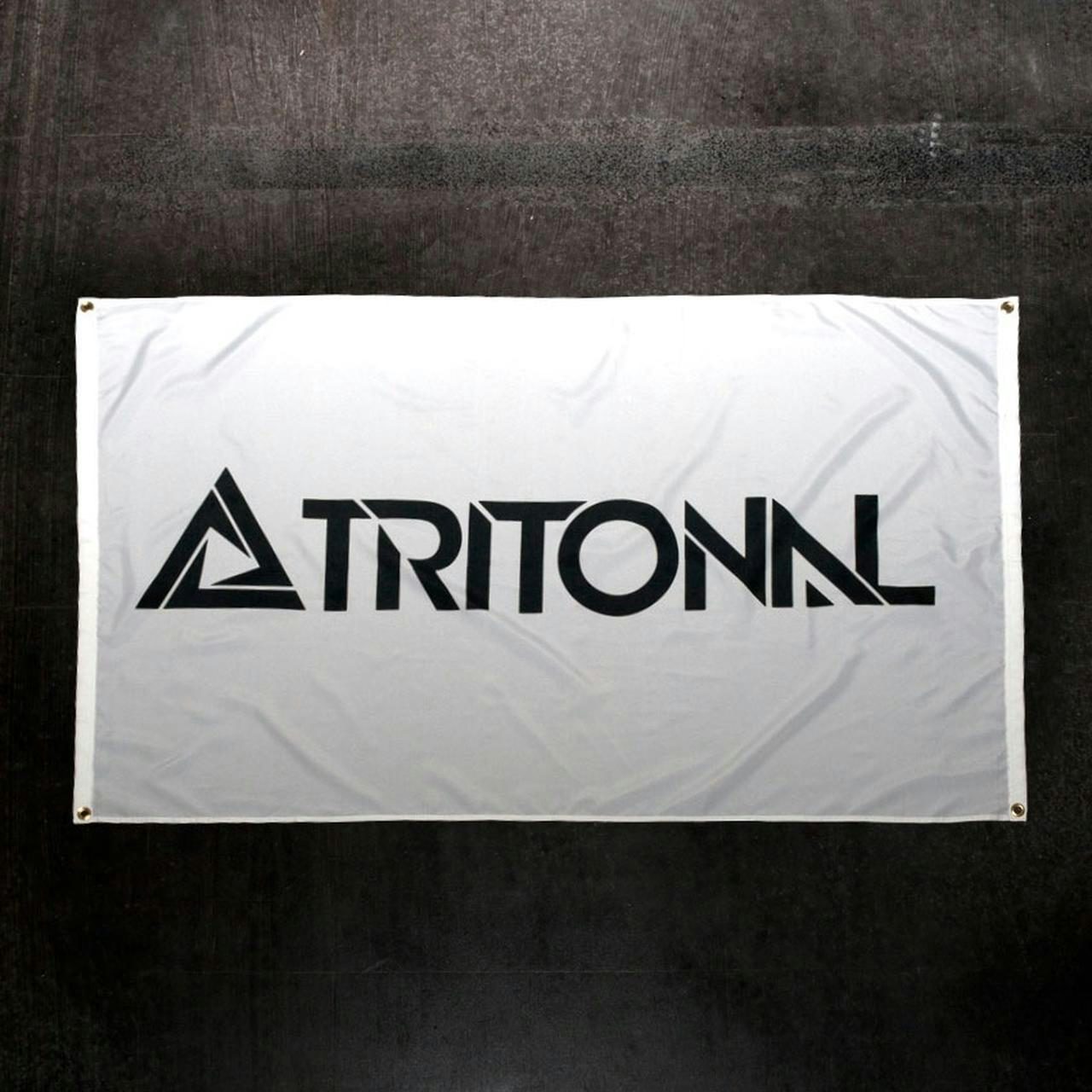 WHITE TRITONAL FLAG