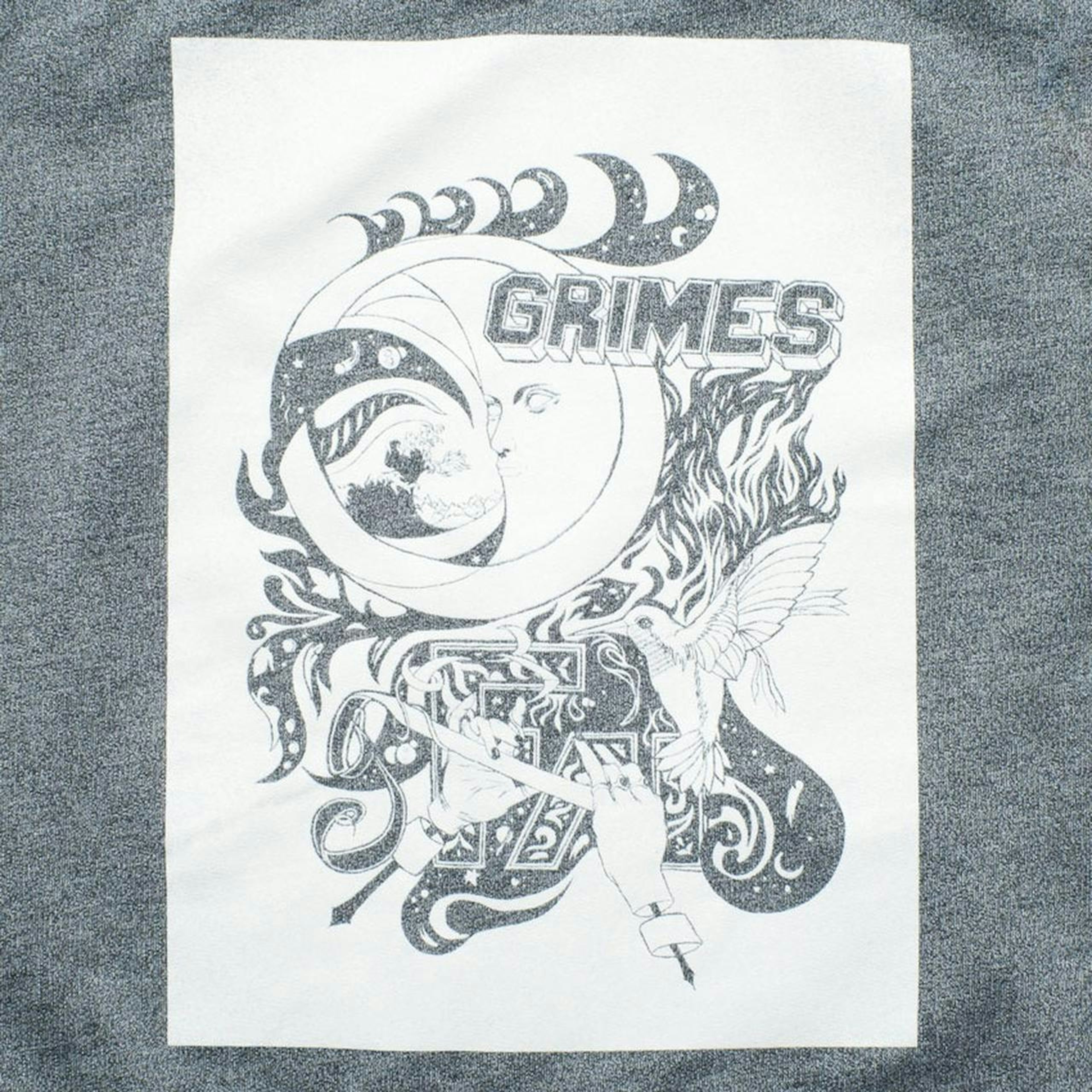 Grimes Gray Sleeveless Hoodie