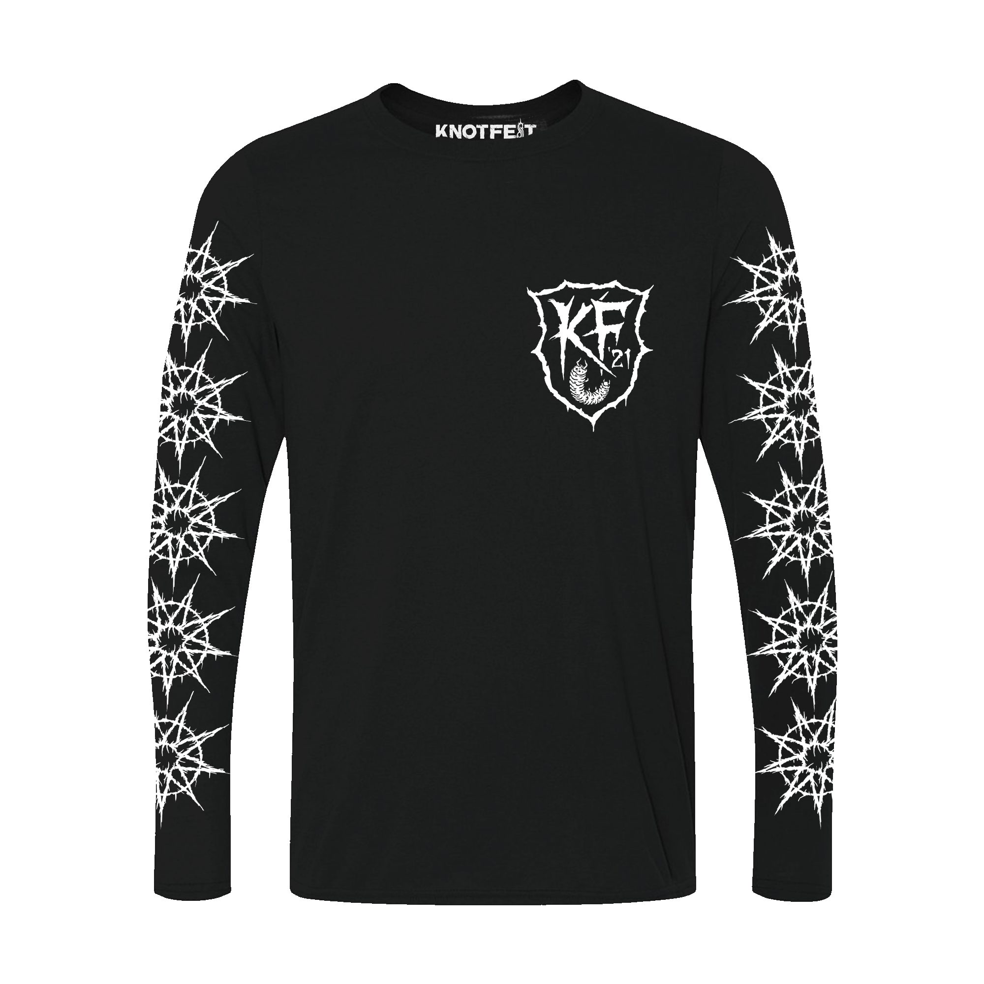 Slipknot Maggot Mask Roadshow Long Sleeve Tee