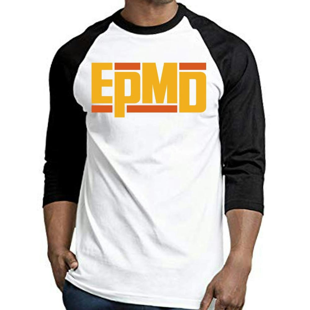 Epmd Classic Logo" Men's Raglan 3/4 Sleeve Shirt