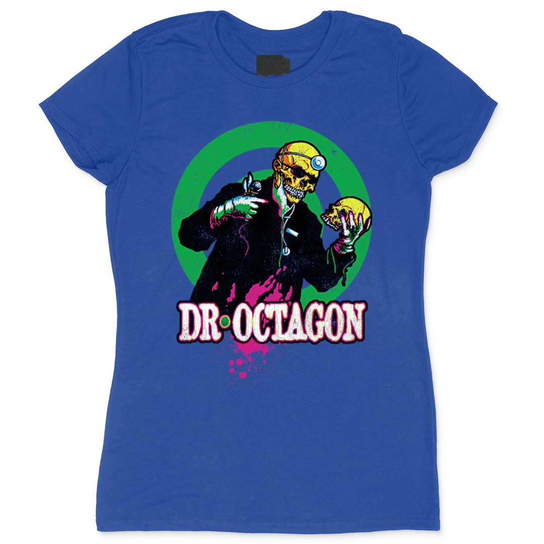 Dr. Octagon "Skull" Women's T-Shirt in Blue