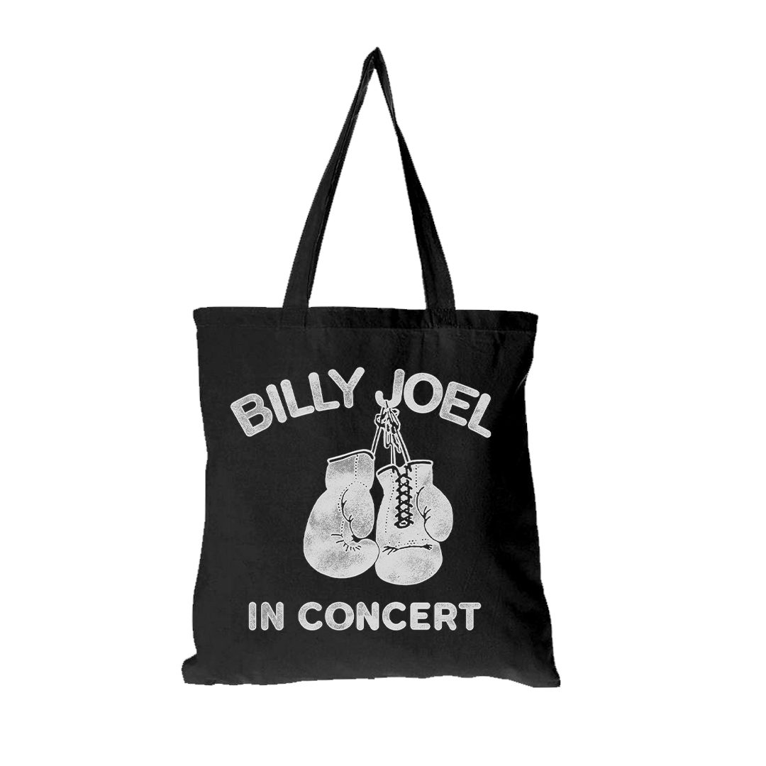 Billy Joel Black Tote bag-Boxing Gloves