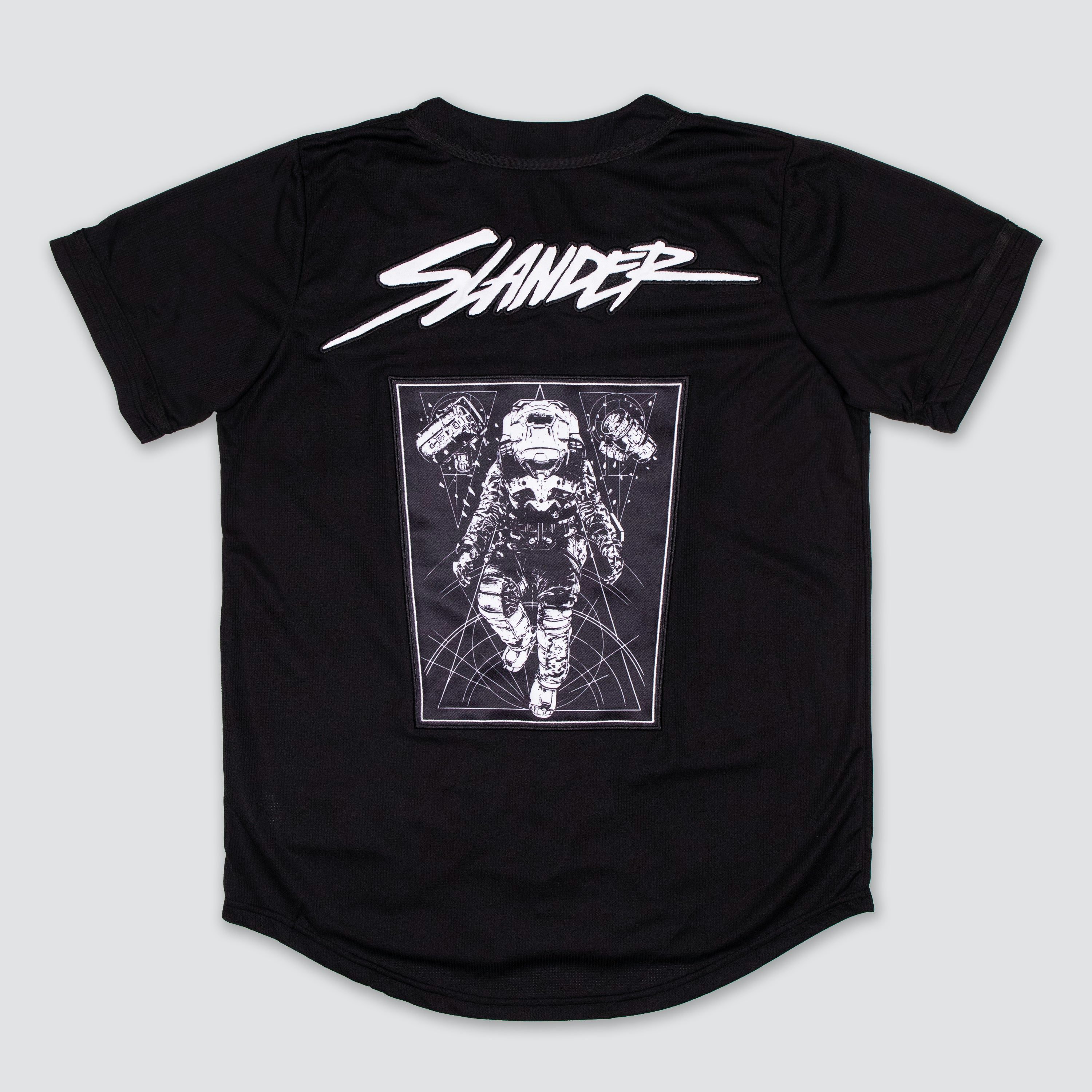 SLANDER SPACEMAN JERSEY - BLACK/WHITE