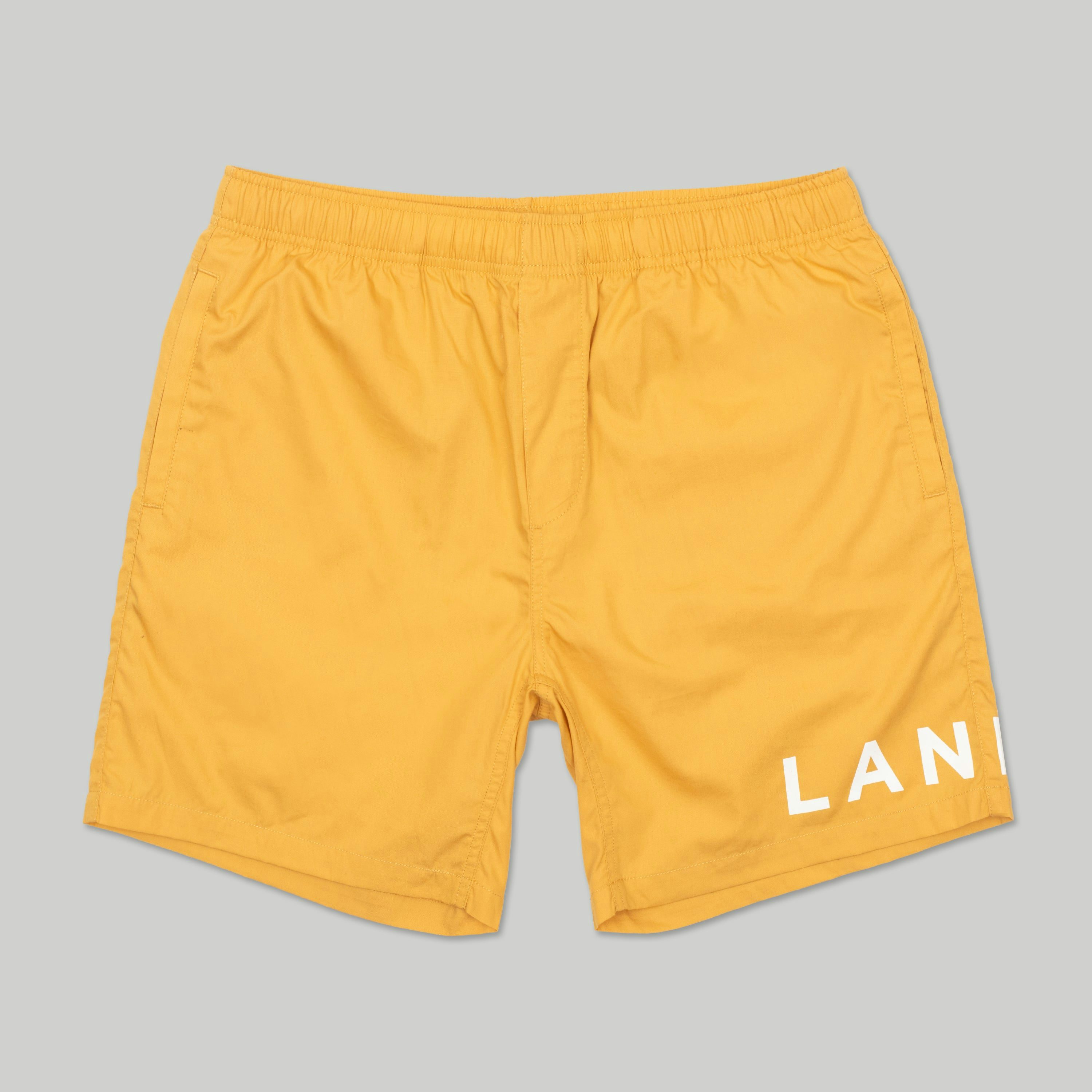 Lane 8 Mustard Beach Shorts