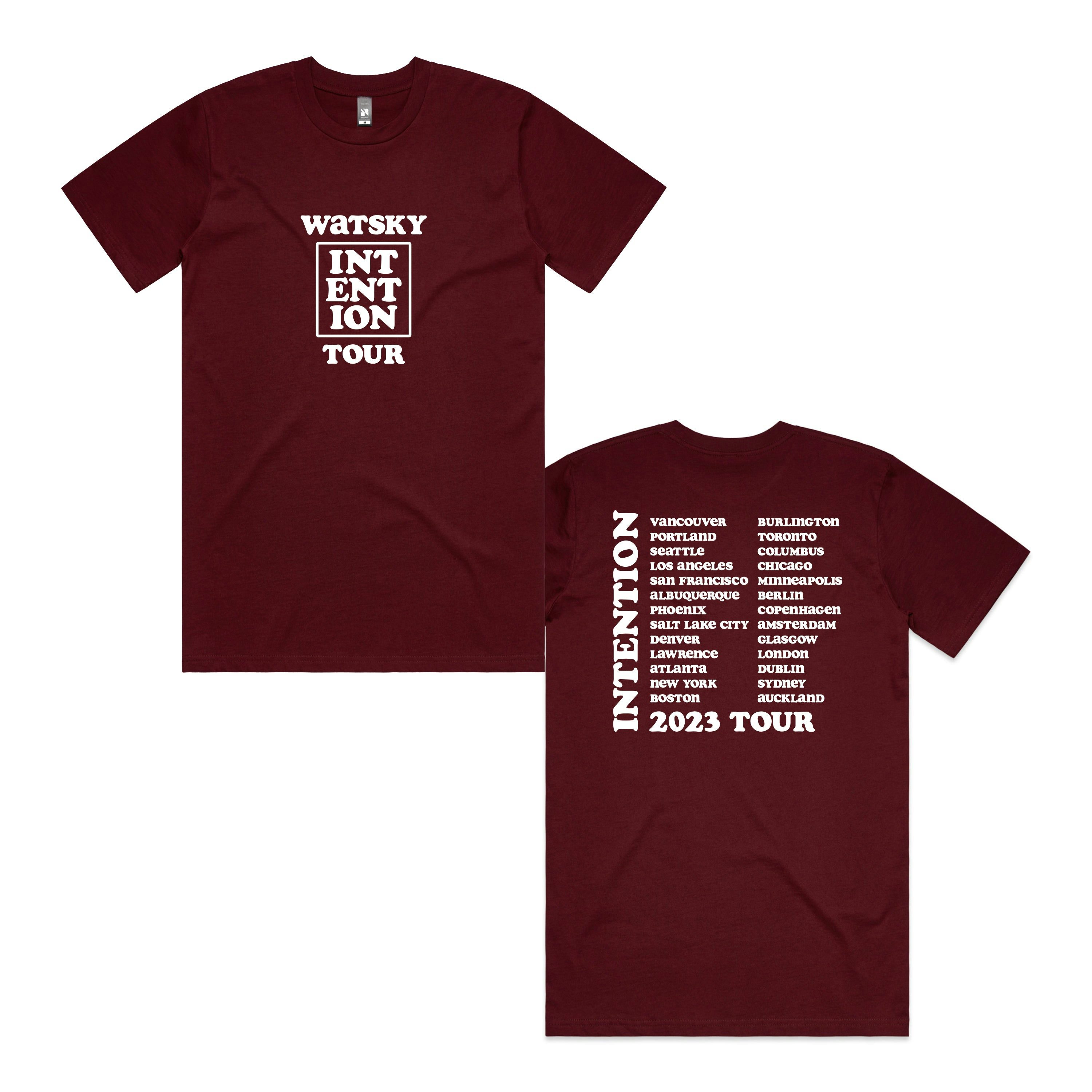 Watsky Intention Tour Tee *PRE-ORDER*