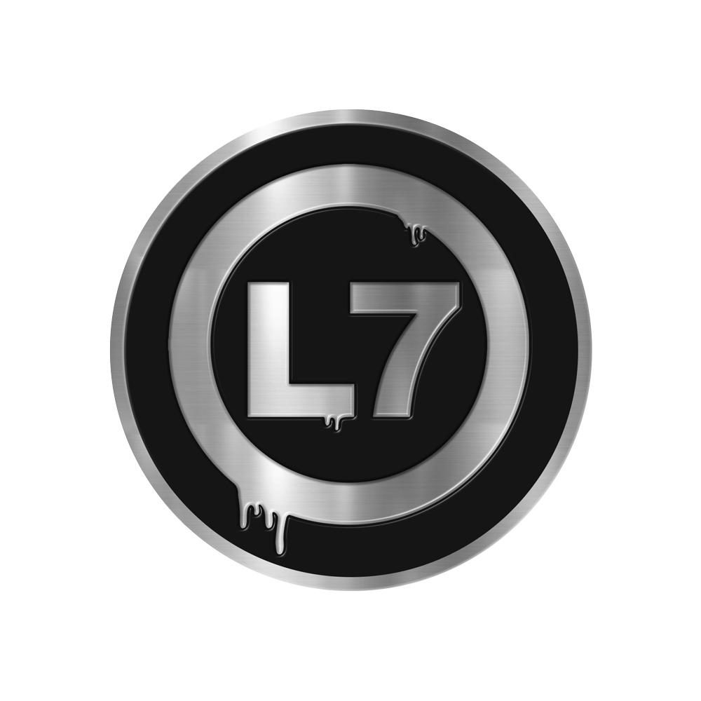 L7 Drip Logo Enamel Pin