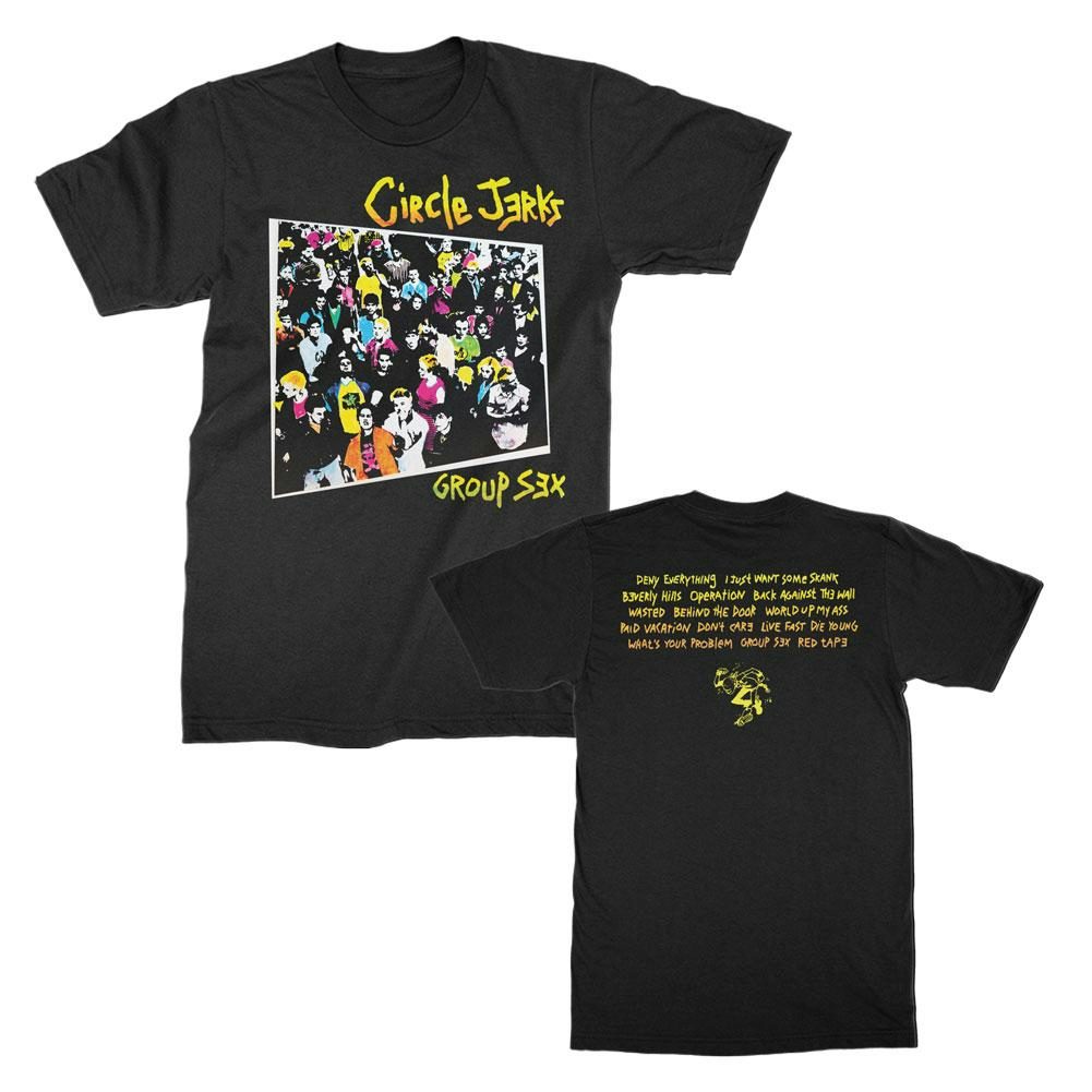 Circle Jerks Group Sex Album Tee (Black)