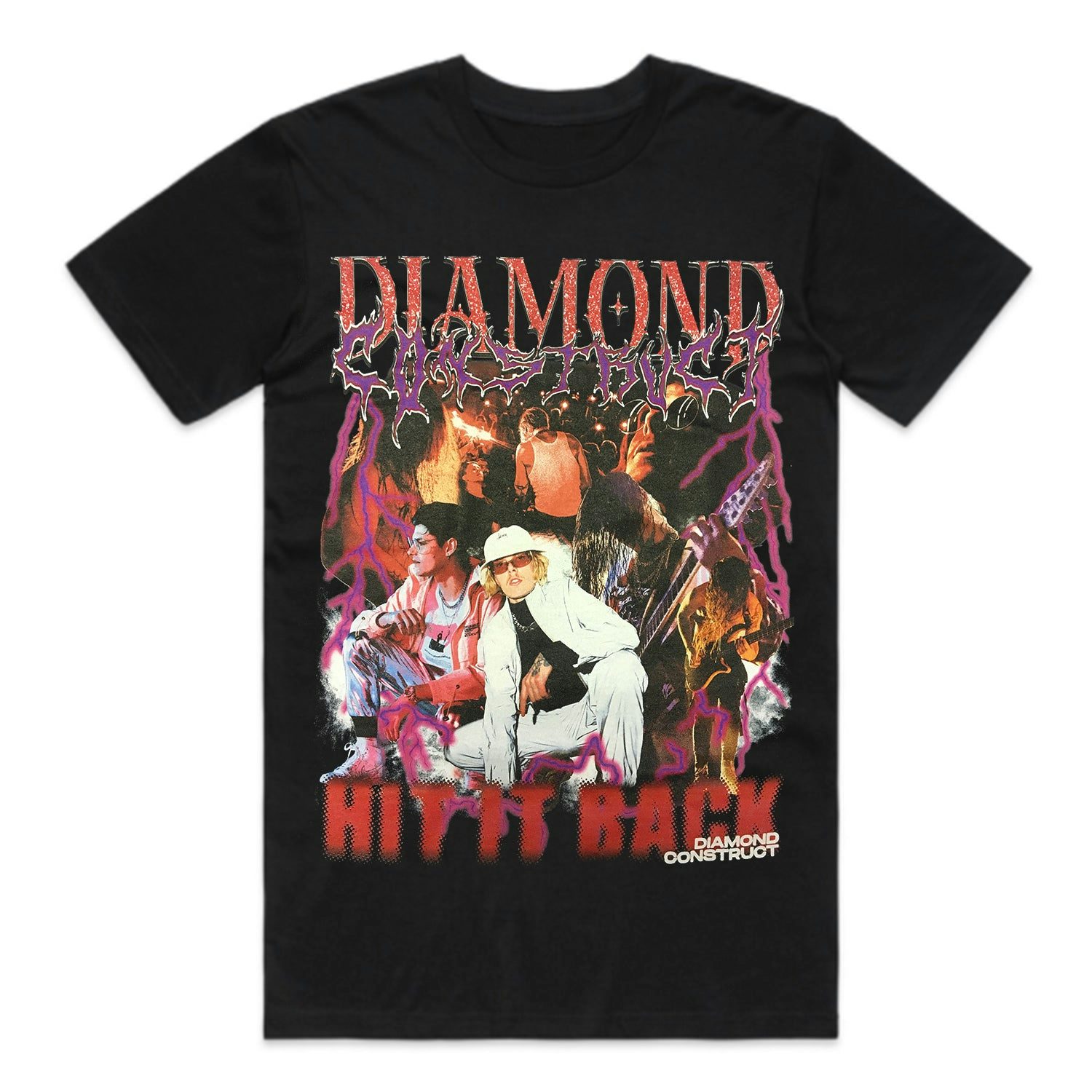 Diamond Construct Hit It Back T-Shirt (Black)