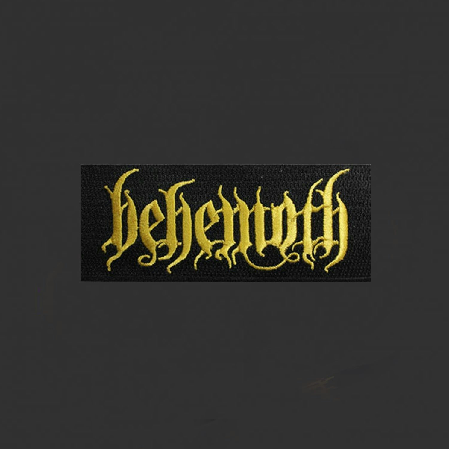 Behemoth Gold Logo Patch