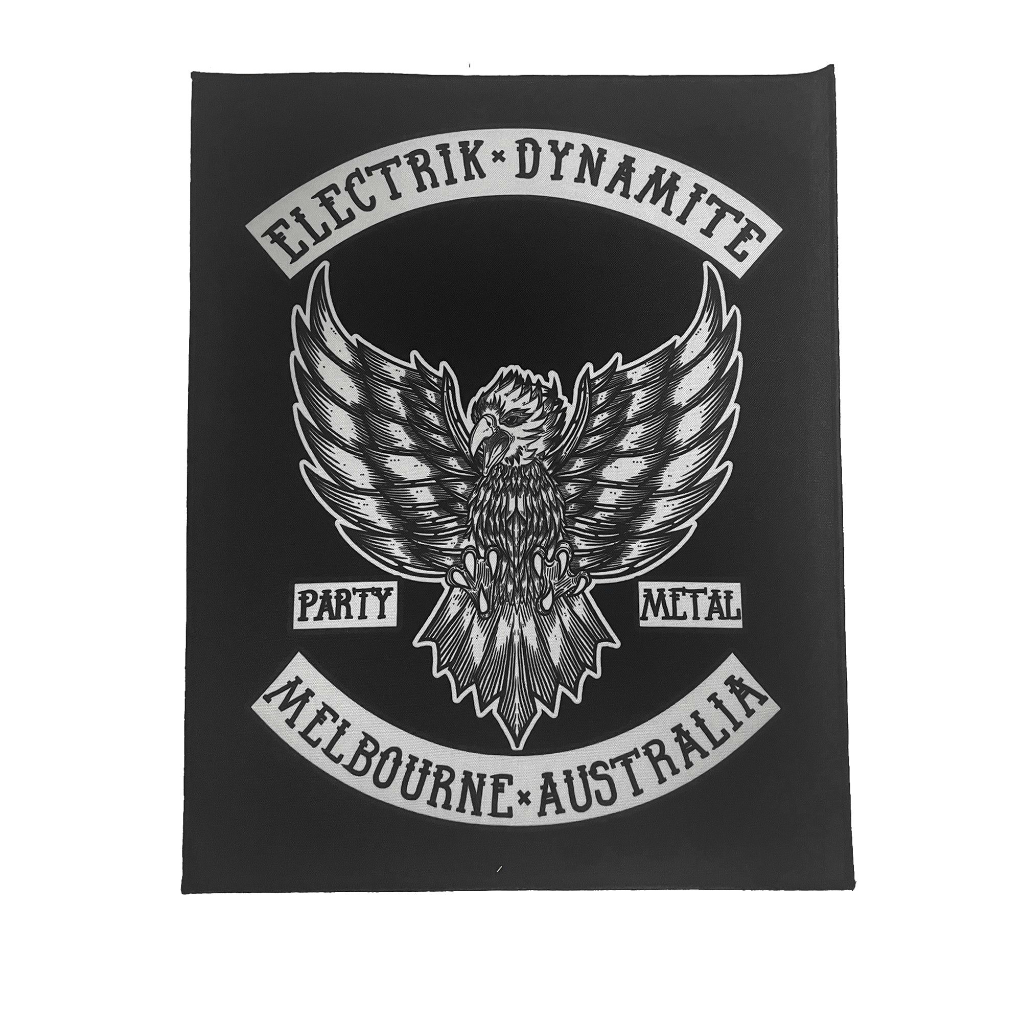 Electrik Dynamite Phoenix Back Patch (Black)