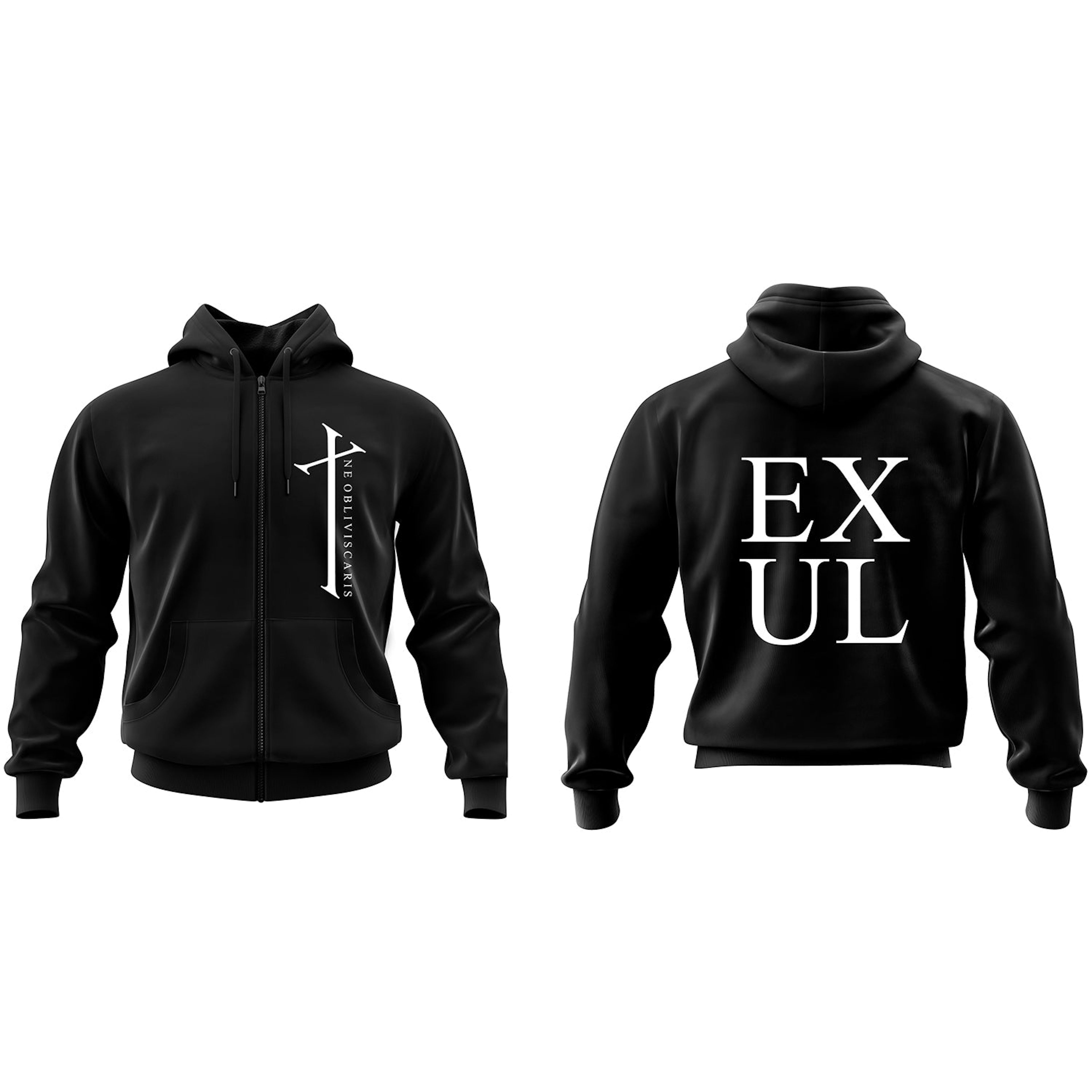 Ne Obliviscaris Exul Zip Hoodie (Black)