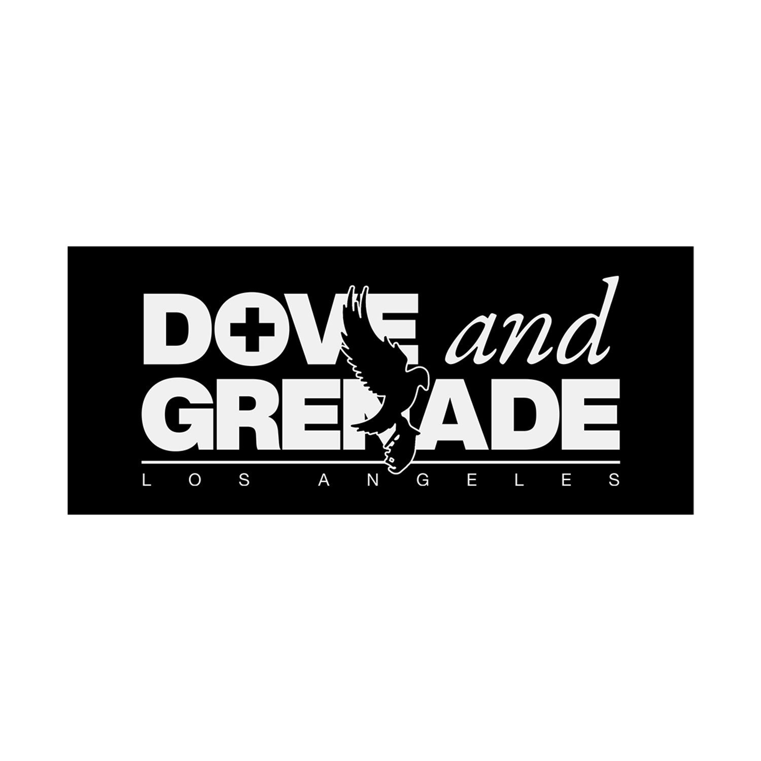 Hollywood Undead Dove & Grenade Bumper Sticker (Black)
