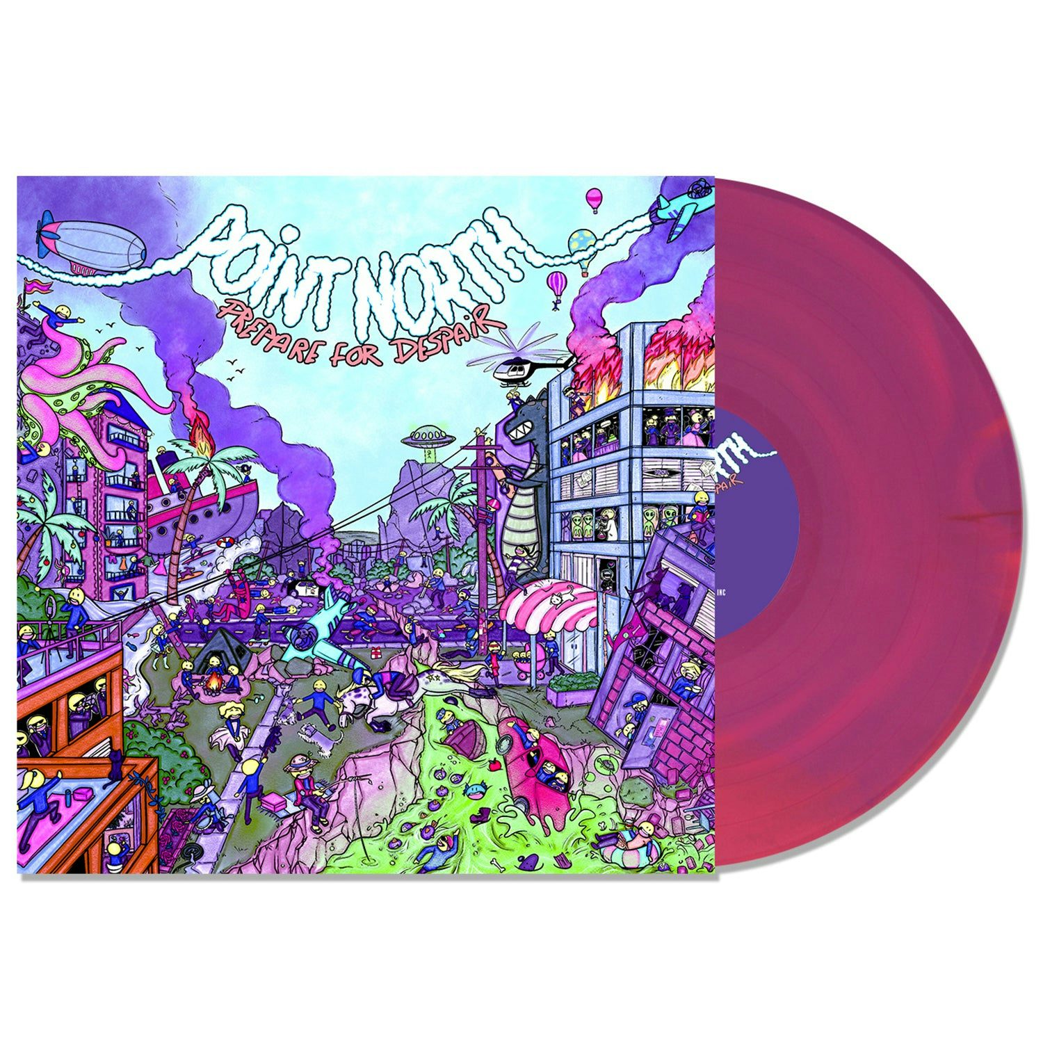 Point North Prepare for Despair LP (Pink & Purple Swirl Vinyl)
