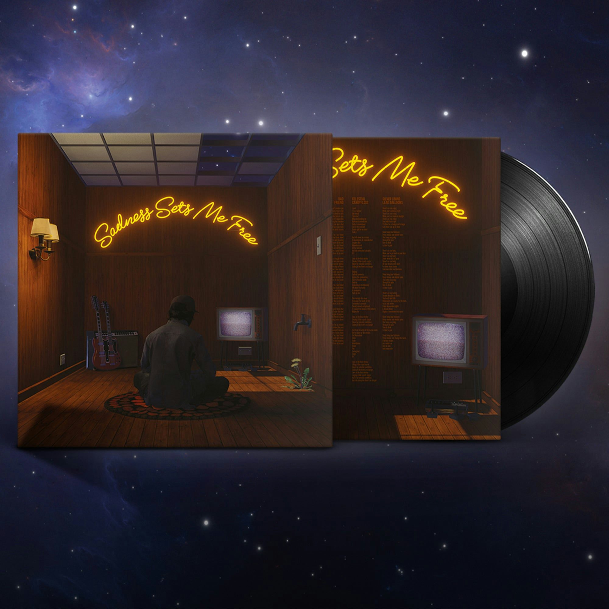 Gruff Rhys Sadness Sets Me Free (Black Vinyl)