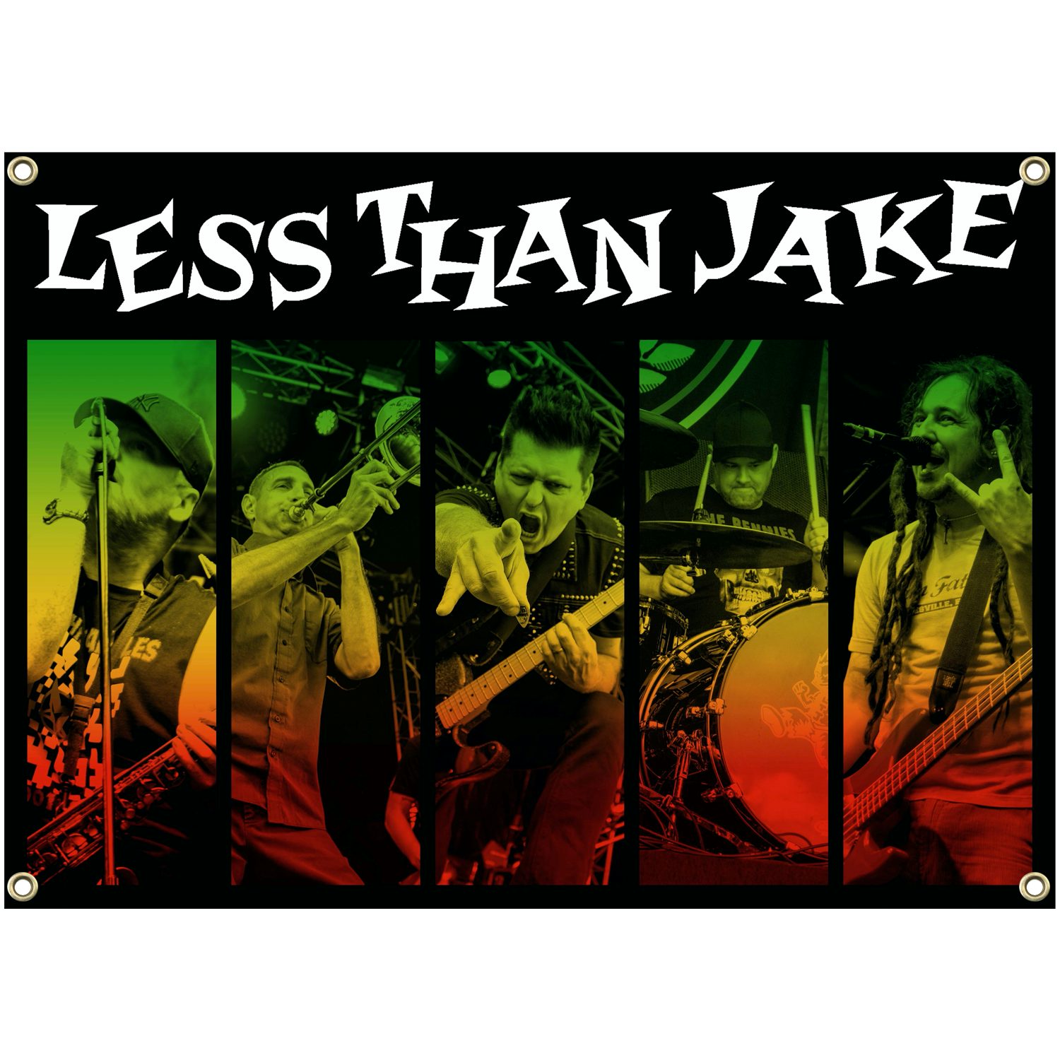 Less Than Jake Silver Linings Flag
