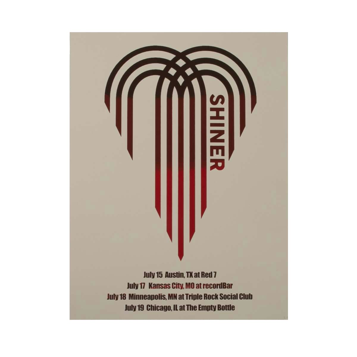 Shiner | 19X25 Fountain Tour Poster