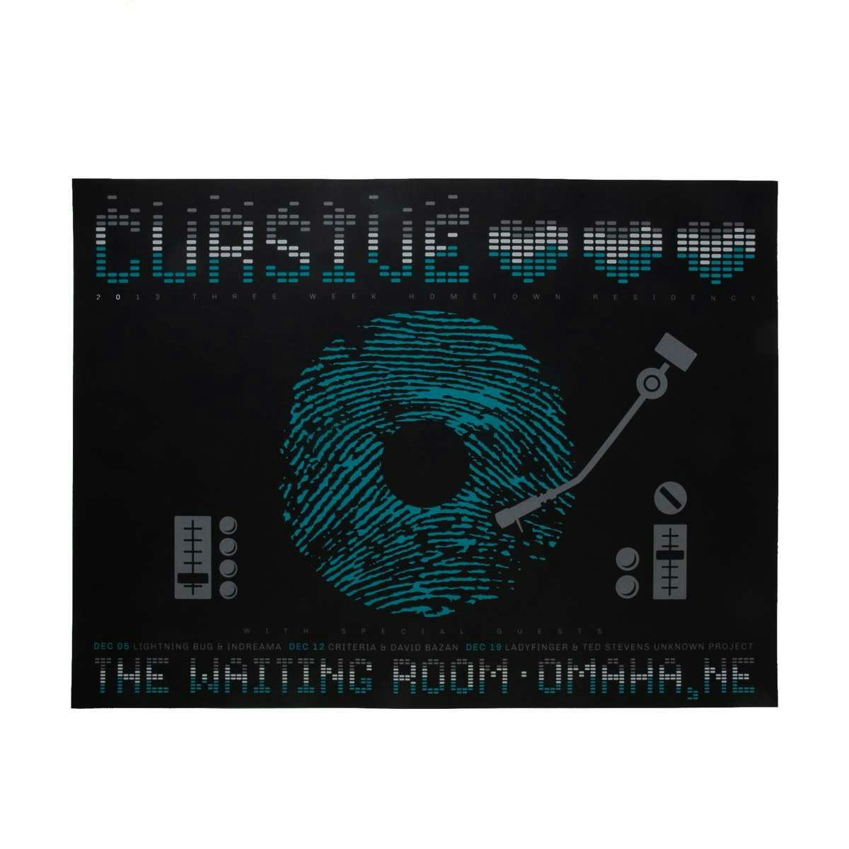 Cursive | Deadstock Waiting Room 2013 Poster