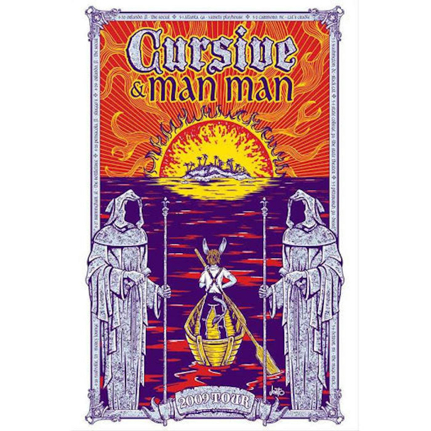 Cursive | 12X18 2009 Tour Poster