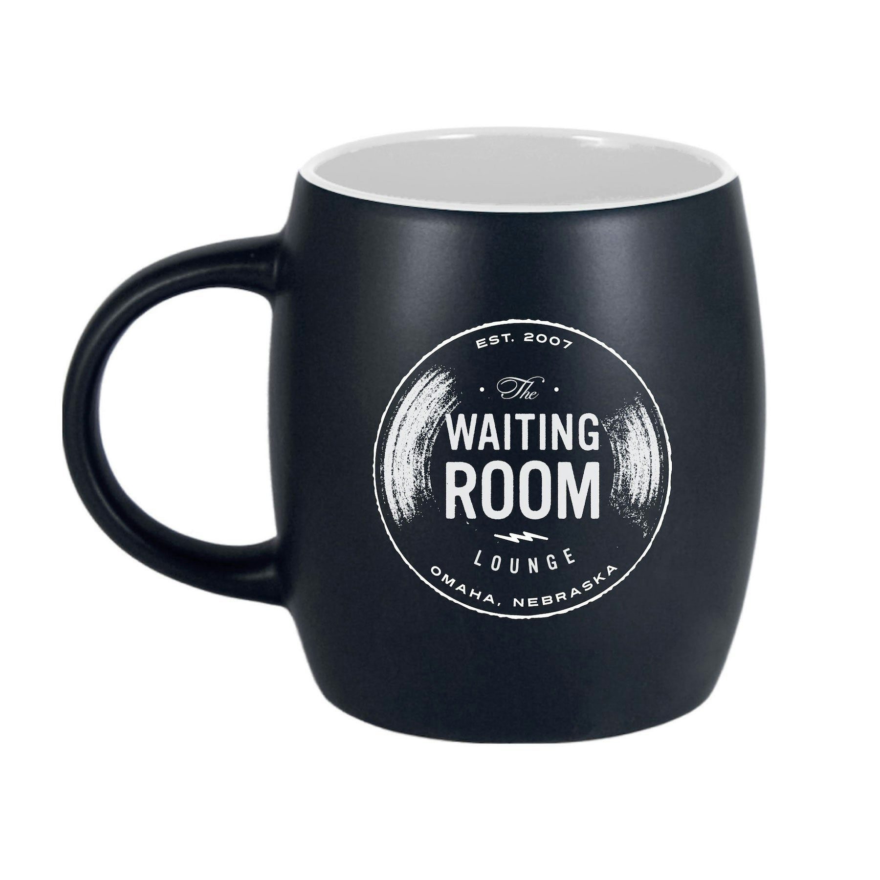 Bright Eyes The Waiting Room | Logo Mug