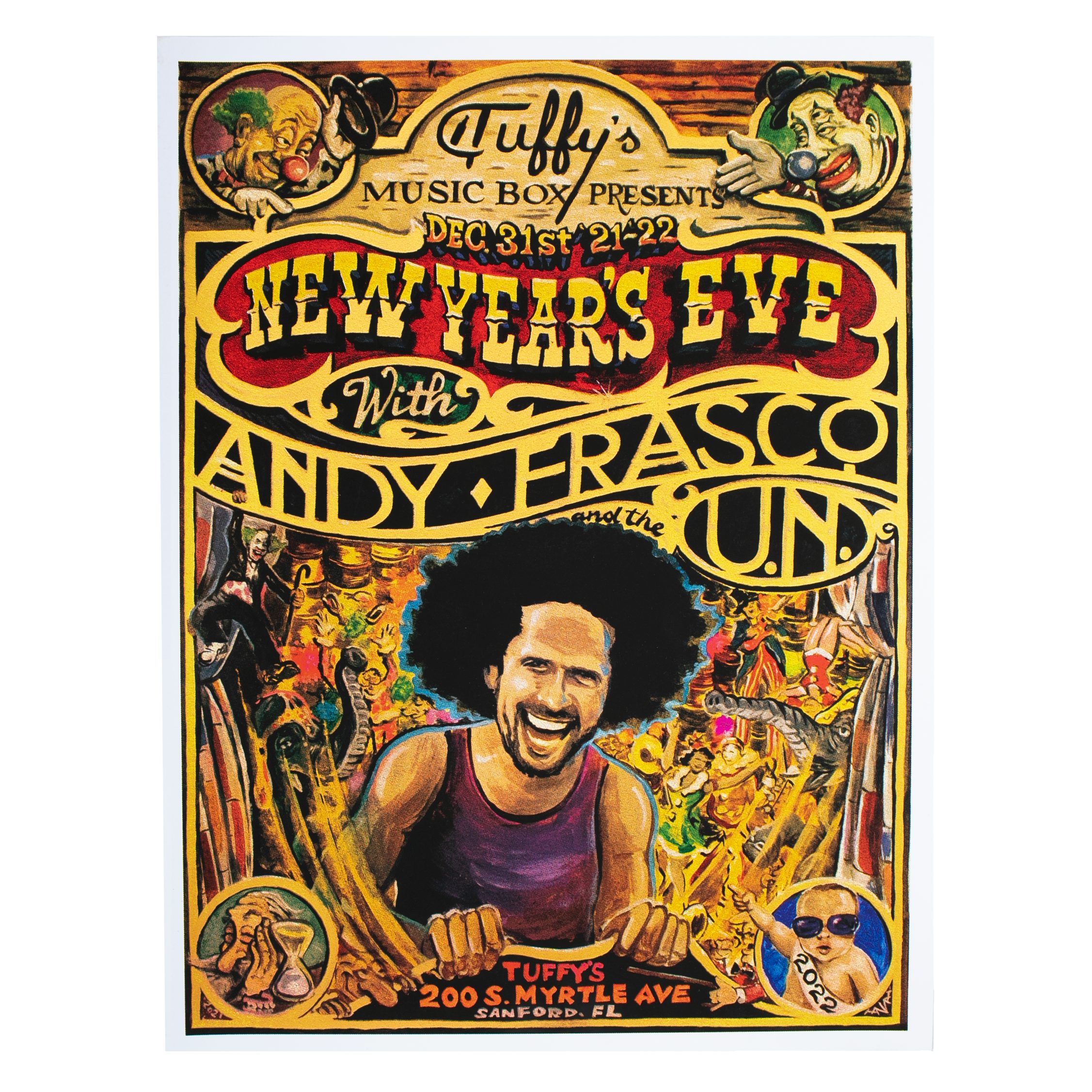 Andy Frasco | NYE 2021 Poster