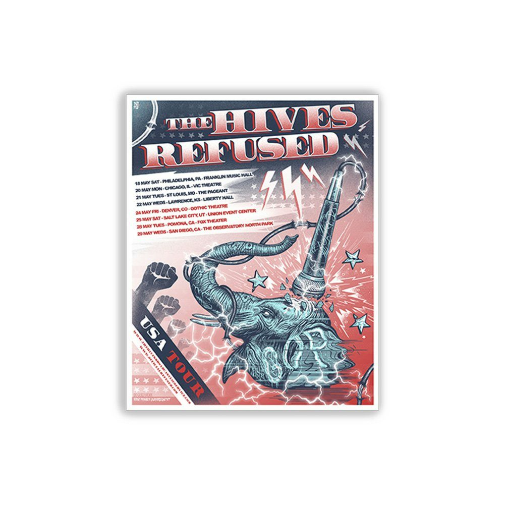 Refused USA Tour Poster