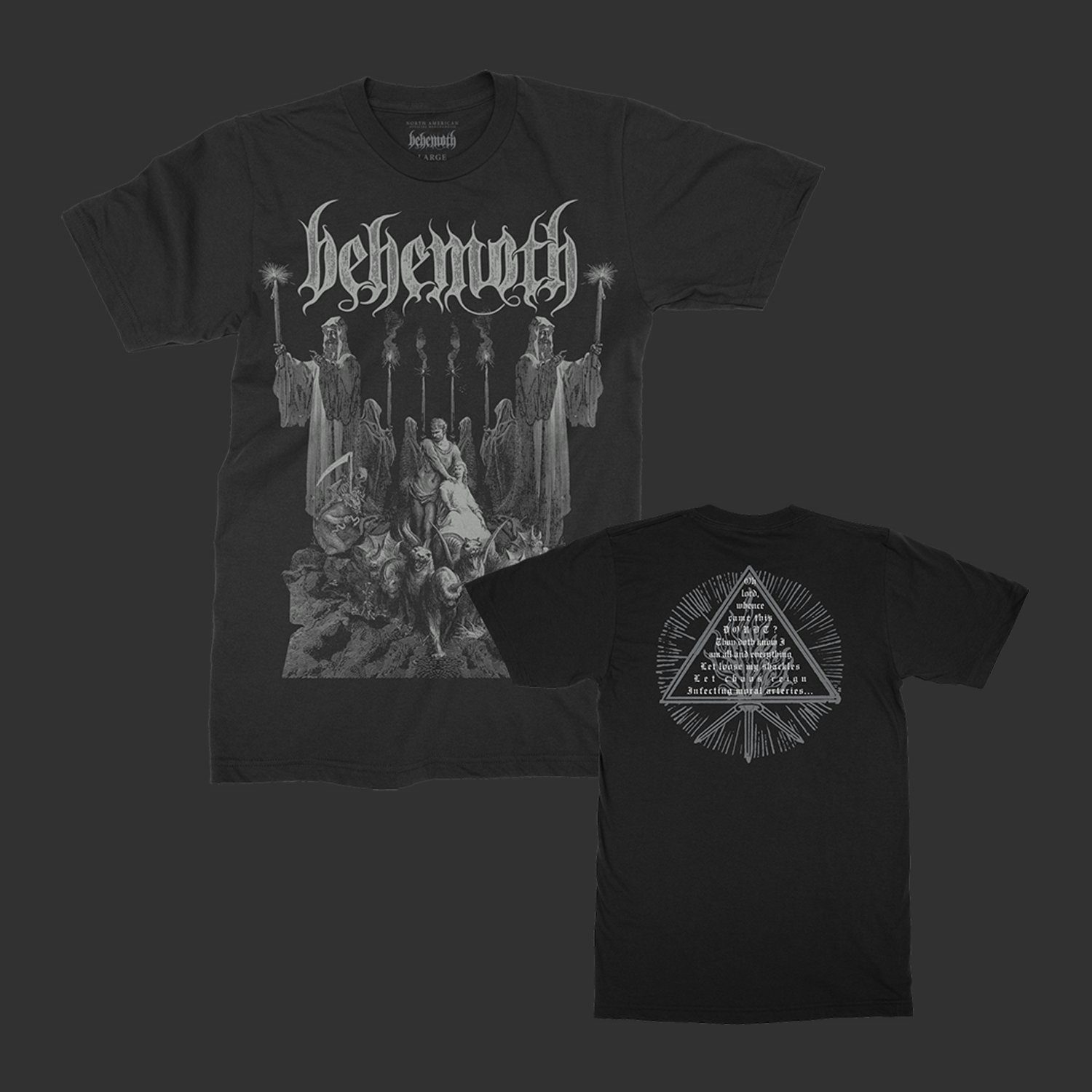 Behemoth Corpse Candle T-Shirt (Black)