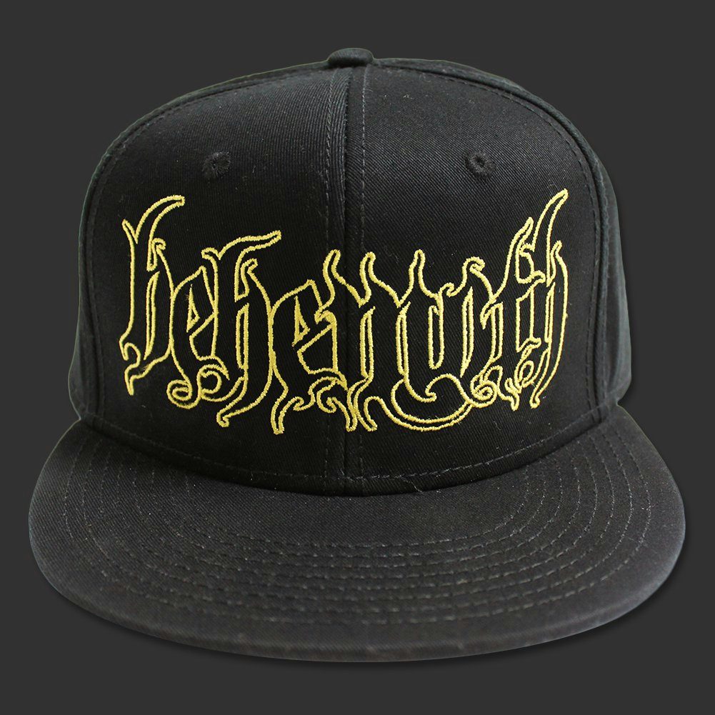 Behemoth Logo Snap Back Hat (Black)
