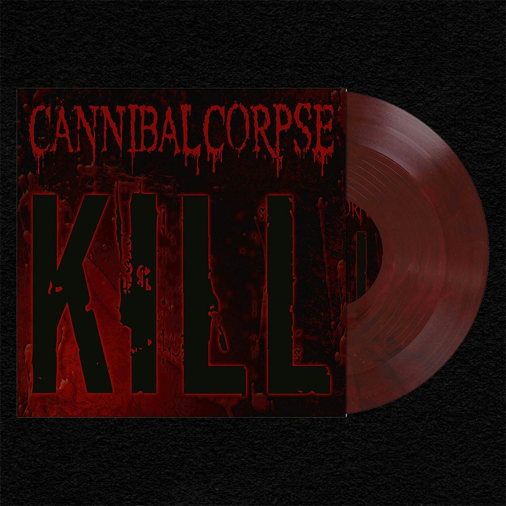 Cannibal Corpse Kill LP (Red / Black Marbled) (Vinyl)