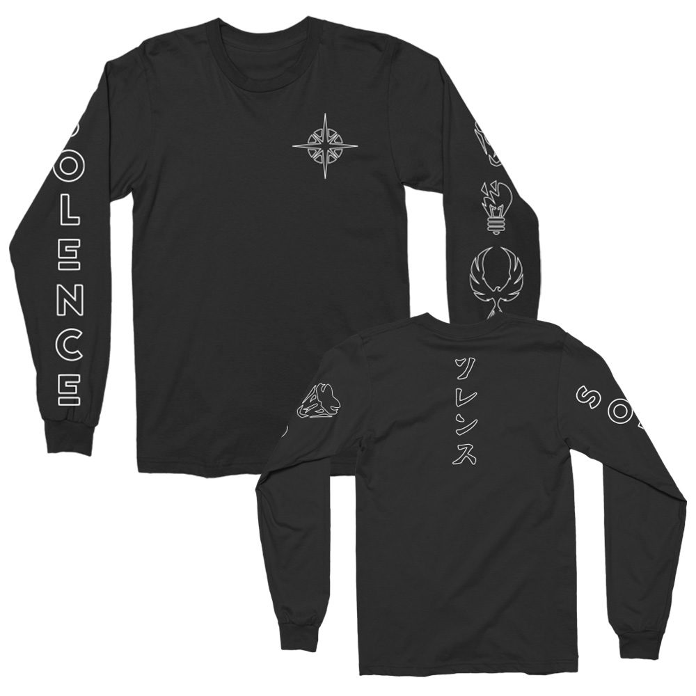 Solence Icons Long Sleeve Tee (Black)