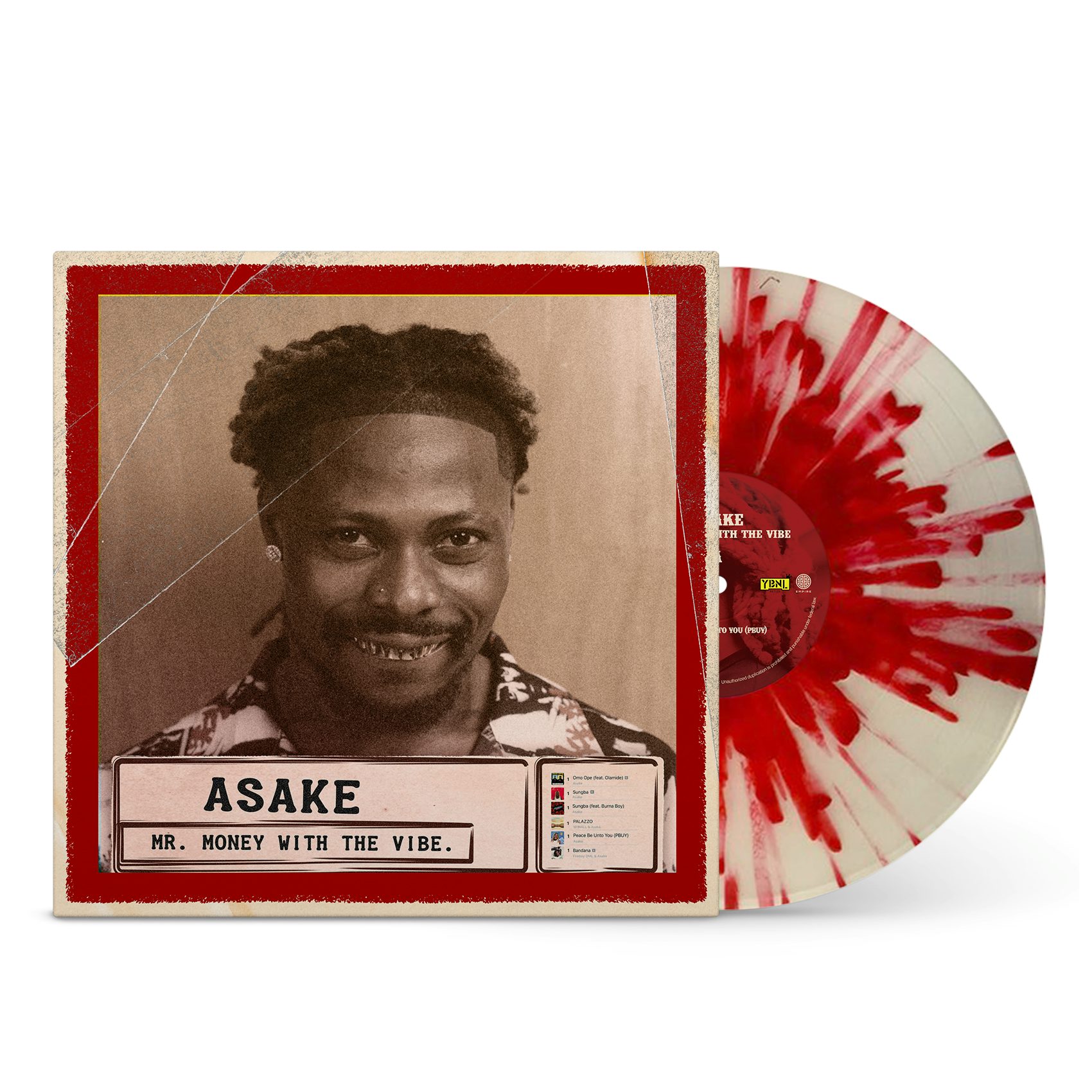Asake - Mr. Money With The Vibe Vinyl (Audiomack Exclusive)