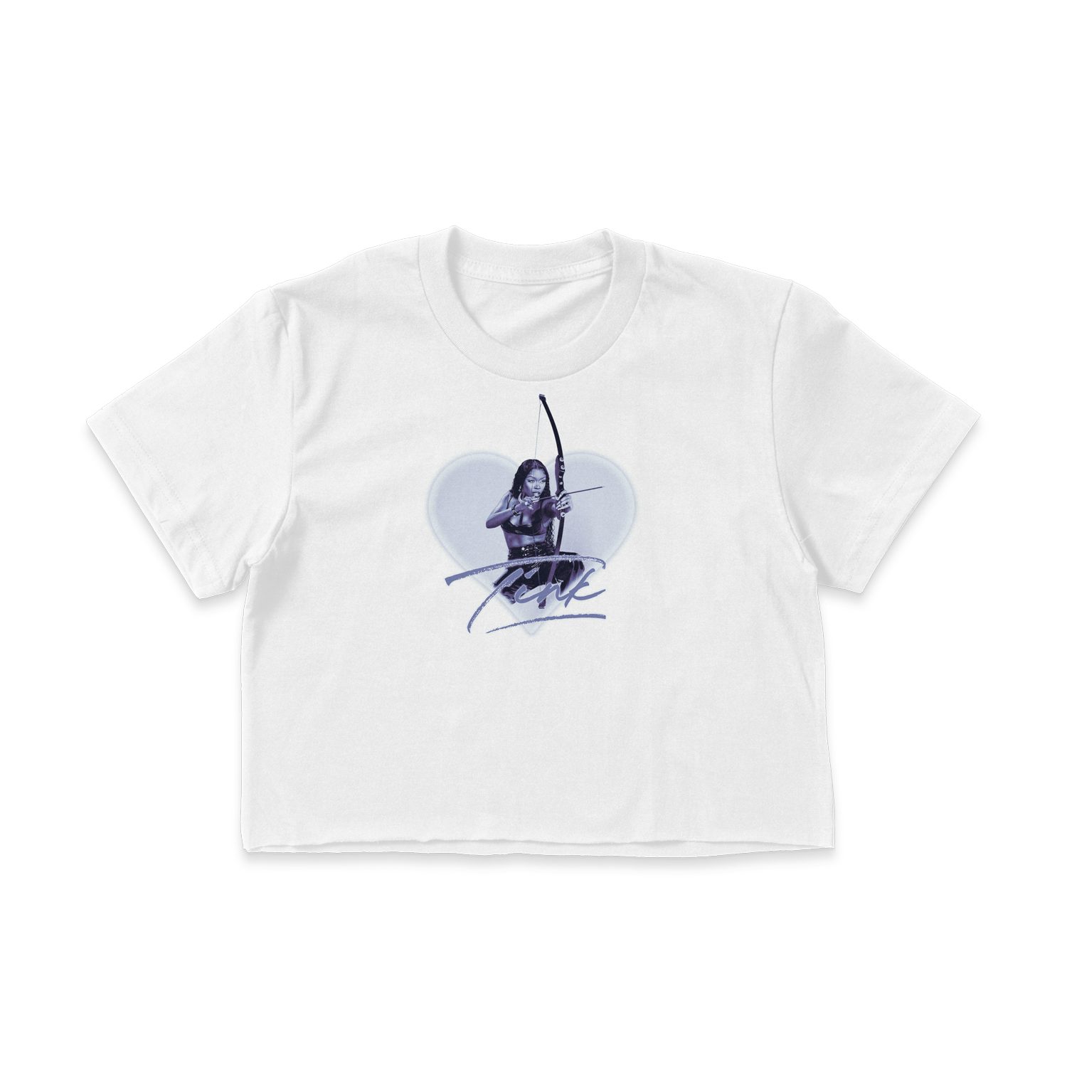 Tink Cupid Crop T-Shirt (White)
