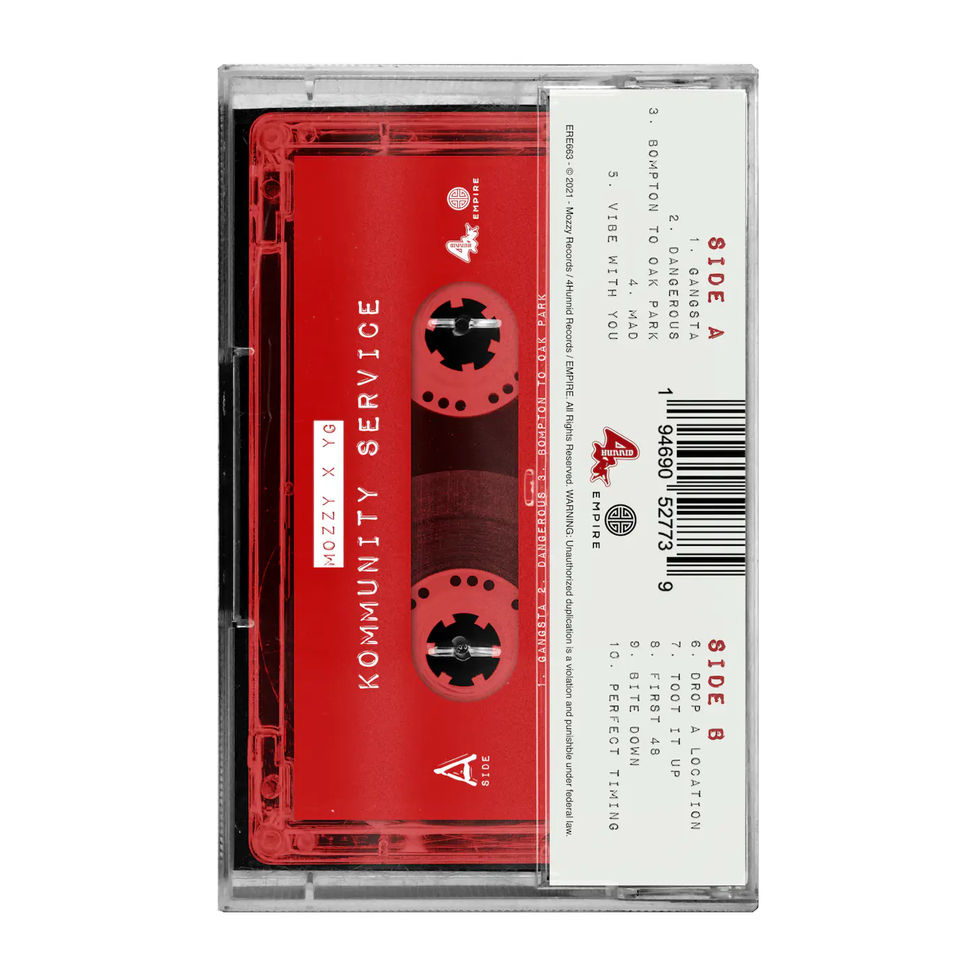 Mozzy & YG - Kommunity Service Tape