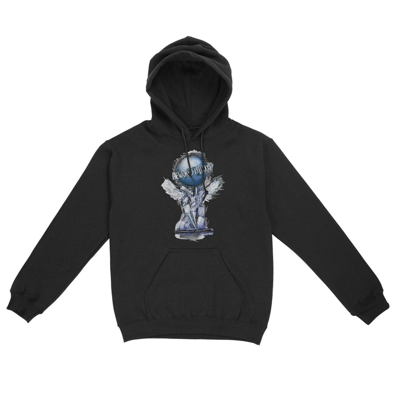Flawless Lucki World Is Lucki's Black Hoodie (designed by Lonewolf)