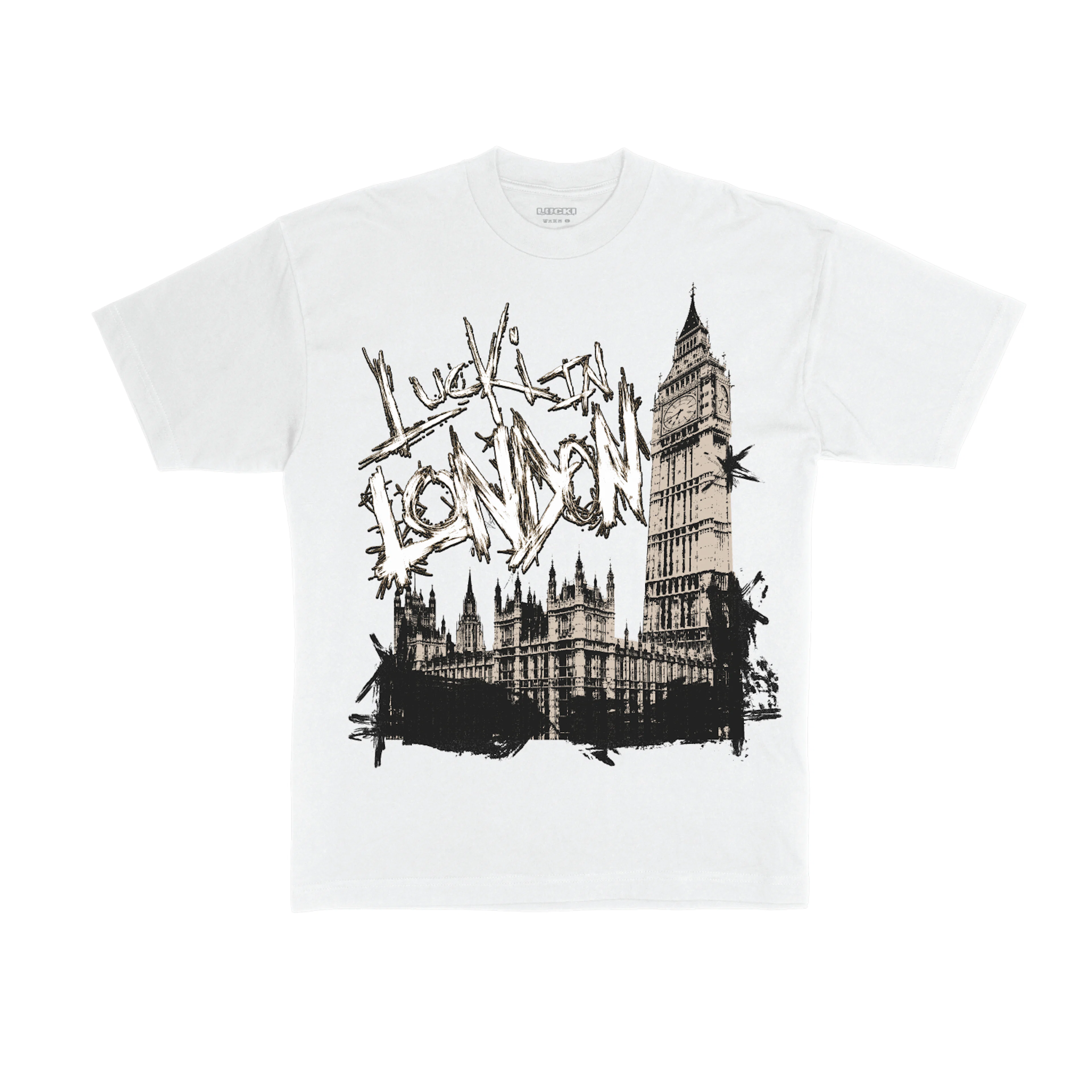 Flawless Lucki Lucki in London White T-Shirt