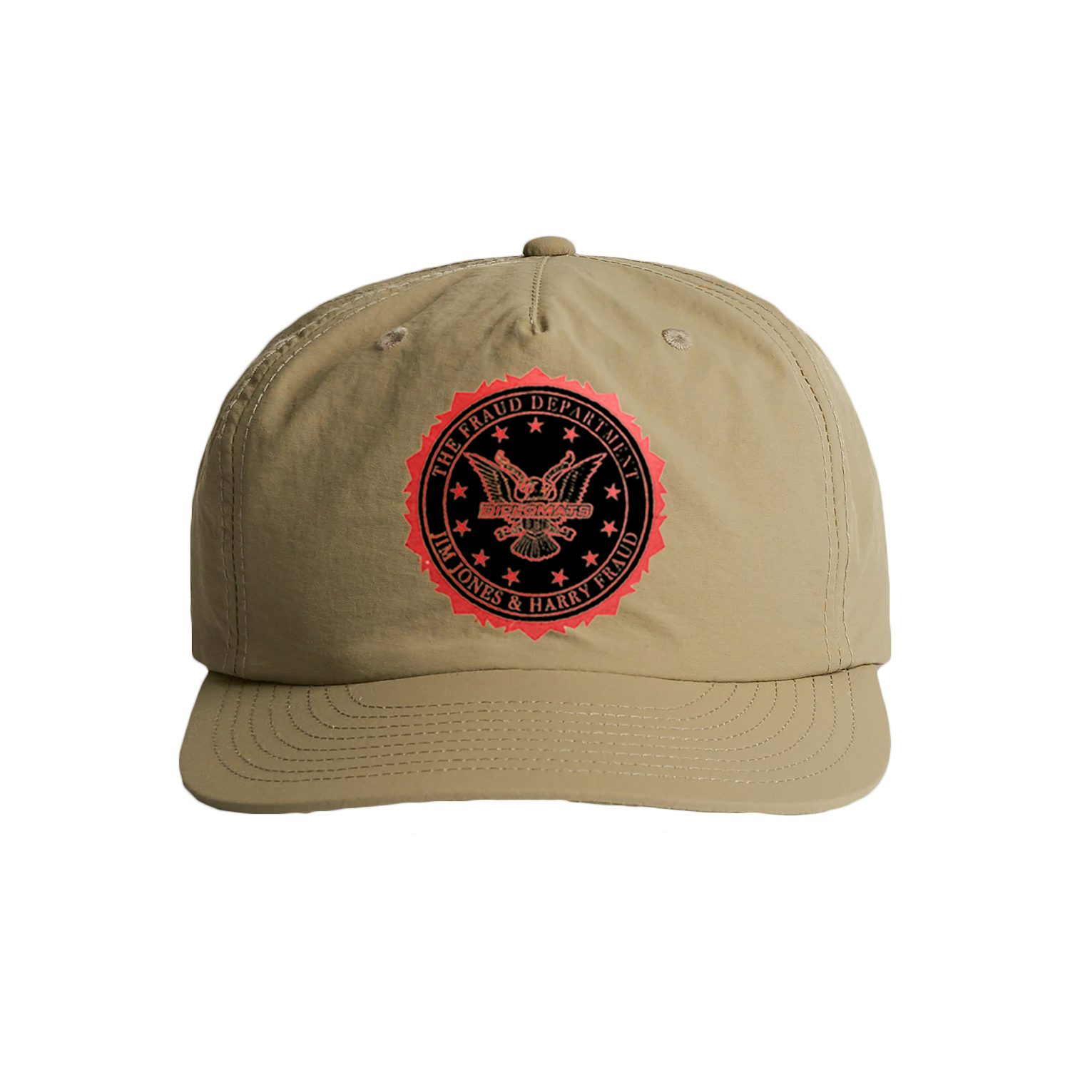 Jim Jones Fraud Department Nylon Surf Hat - Khaki