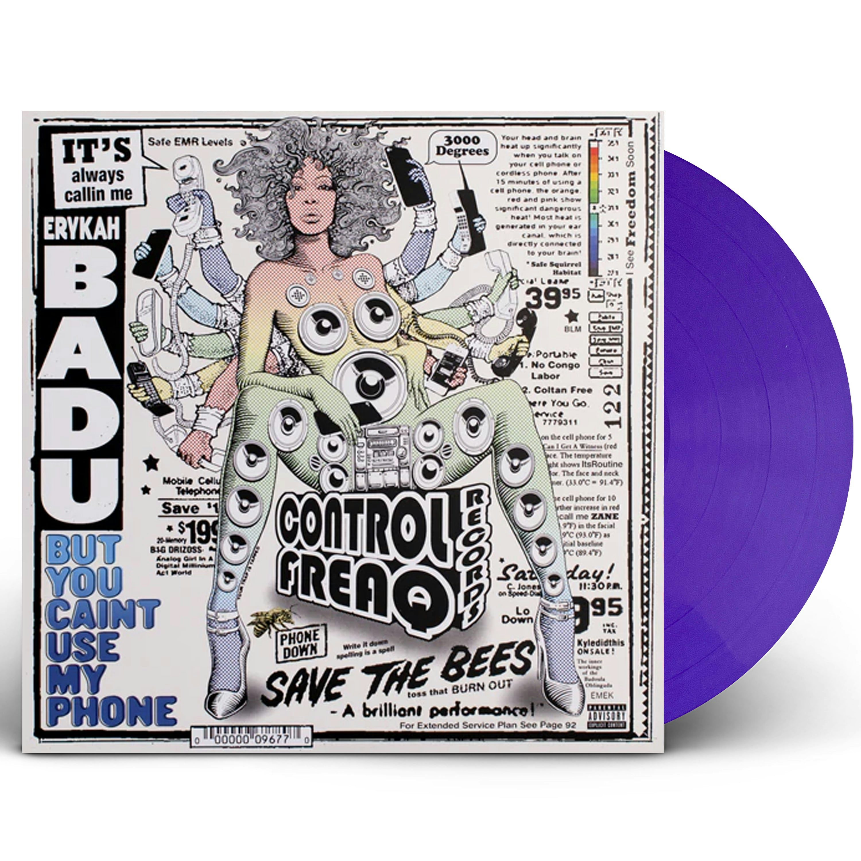 Erykah Badu "But You Caint Use My Phone" LP Purple Vinyl