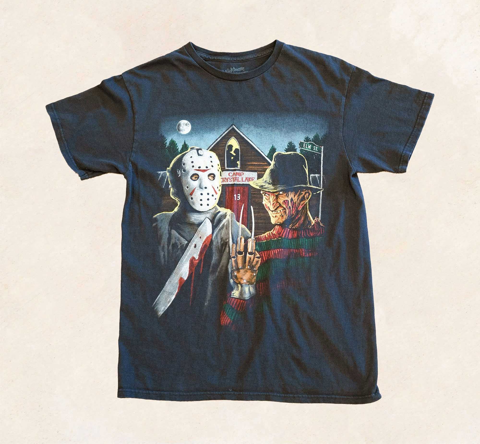 OKAYPLAYER Friday the 13th Freddy vs. Jason T-Shirt | Rare Finds