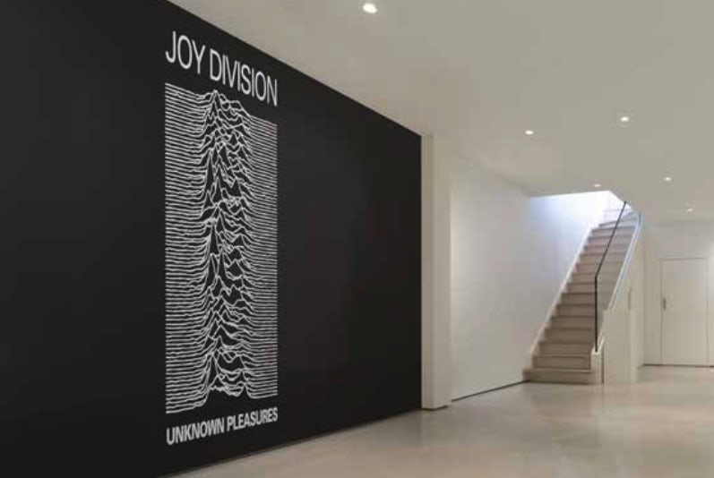 Joy Divison Joy Division Mural - 4m X 2.5m - Unknown Pleasures