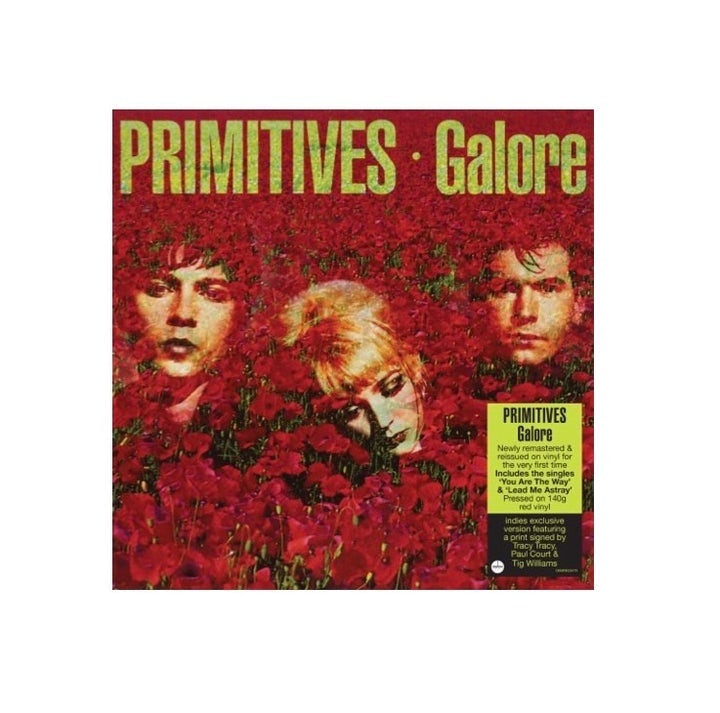 The Primitives 824769 LP Vinyl Record - Galore (Red Vinyl) (Signed ...