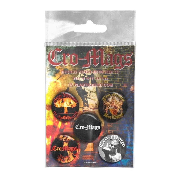 Cro-Mags Badge Set - Cro-Mags Button